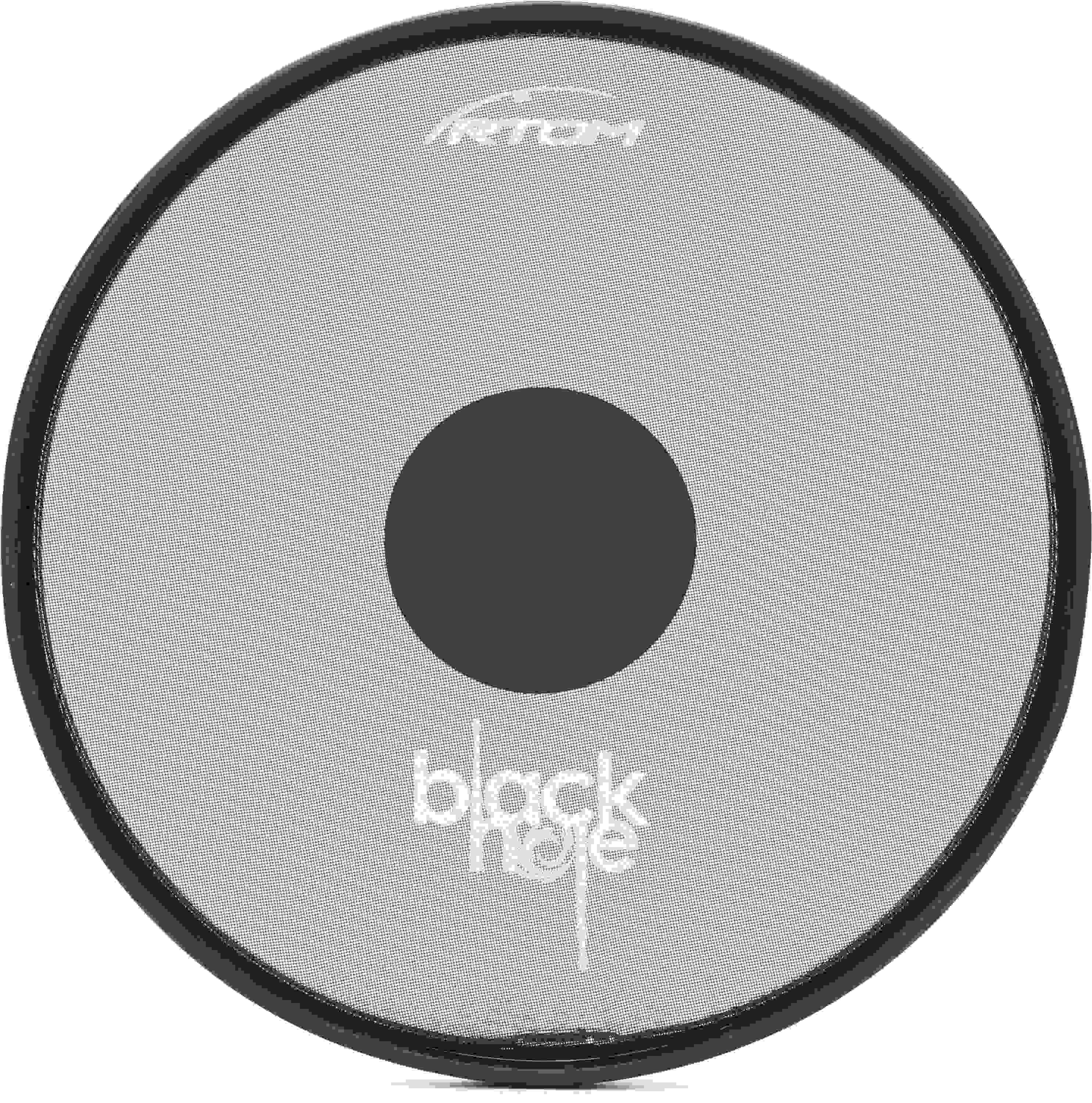 RTOM Black Hole Snap-on Mesh Practice Pad - 13-inch | Sweetwater