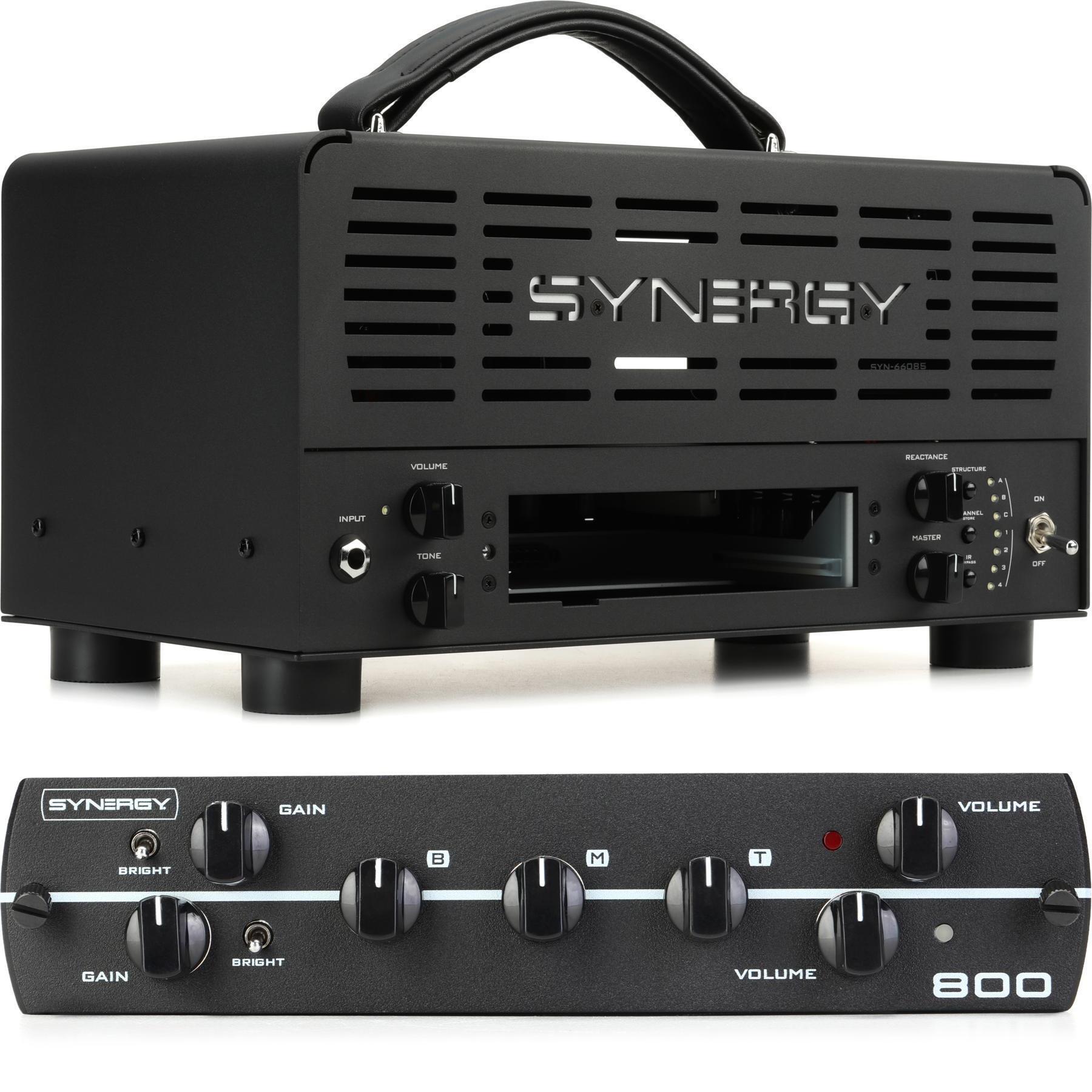 Synergy SYN-20IR 20-watt 3-channel Tube Head with Synergy 800 2-channel ...