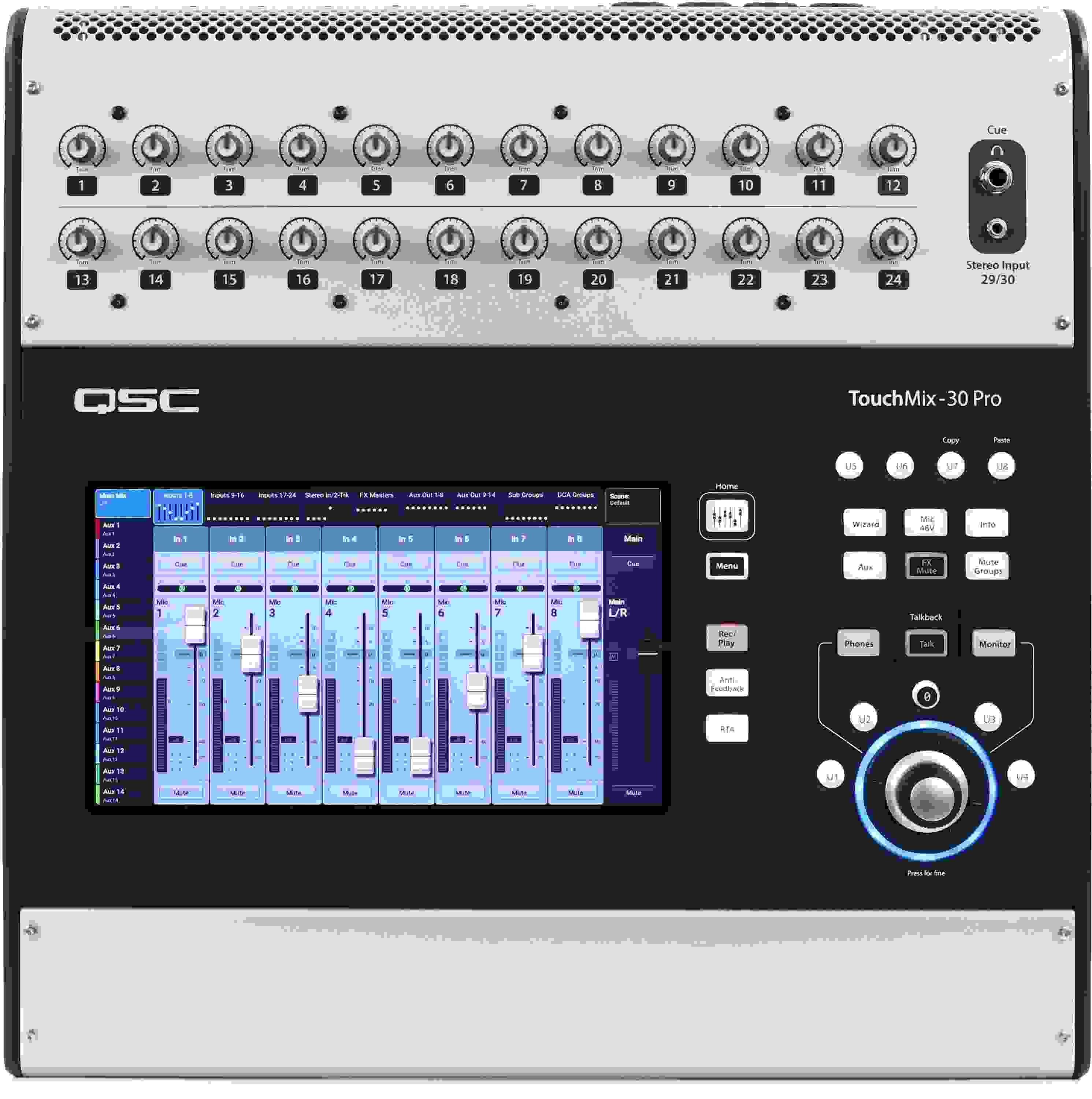 QSC TouchMix-30 Pro 32-channel Touchscreen Digital Mixer | Sweetwater