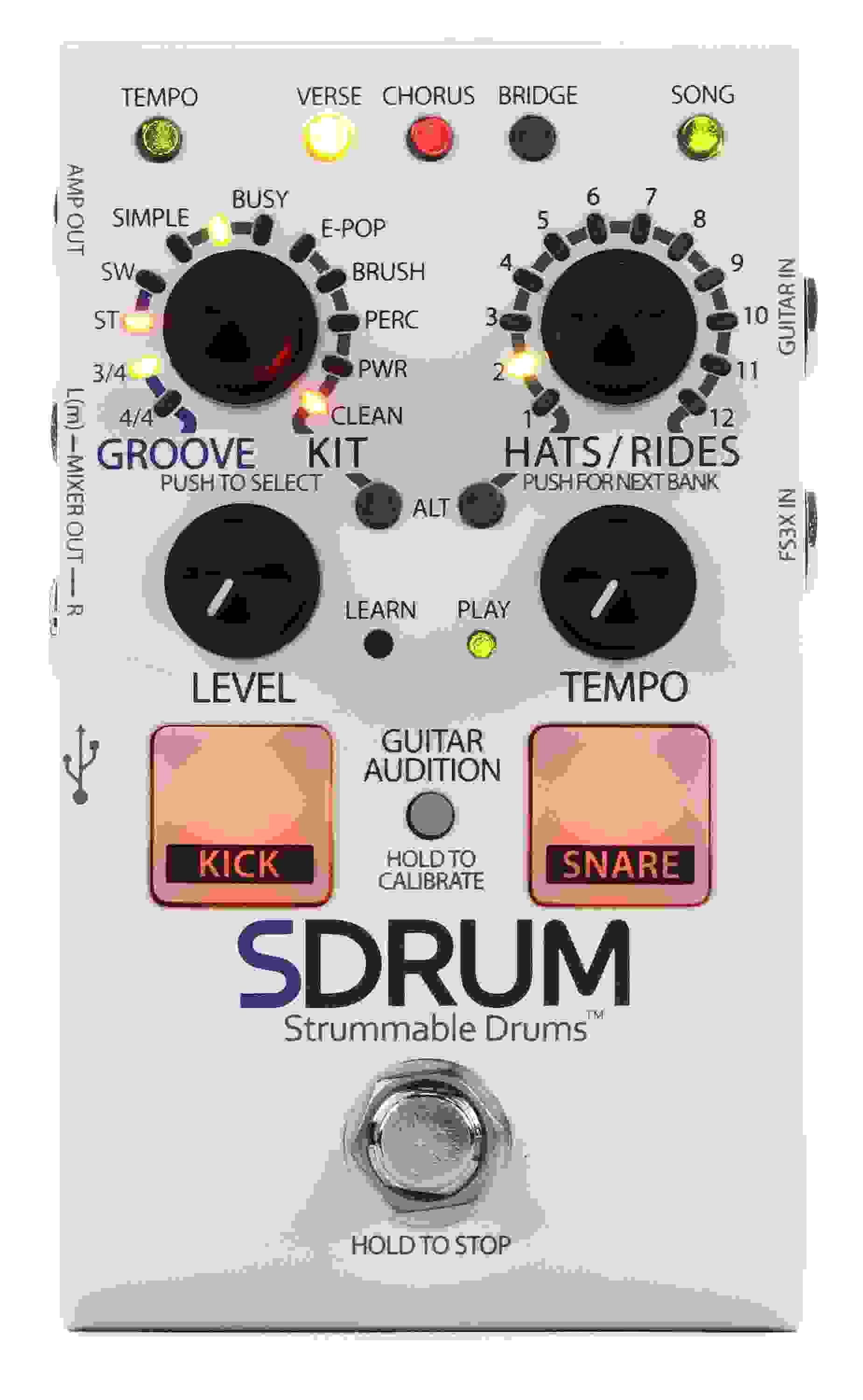 DigiTech SDRUM Auto-drummer Pedal | Sweetwater