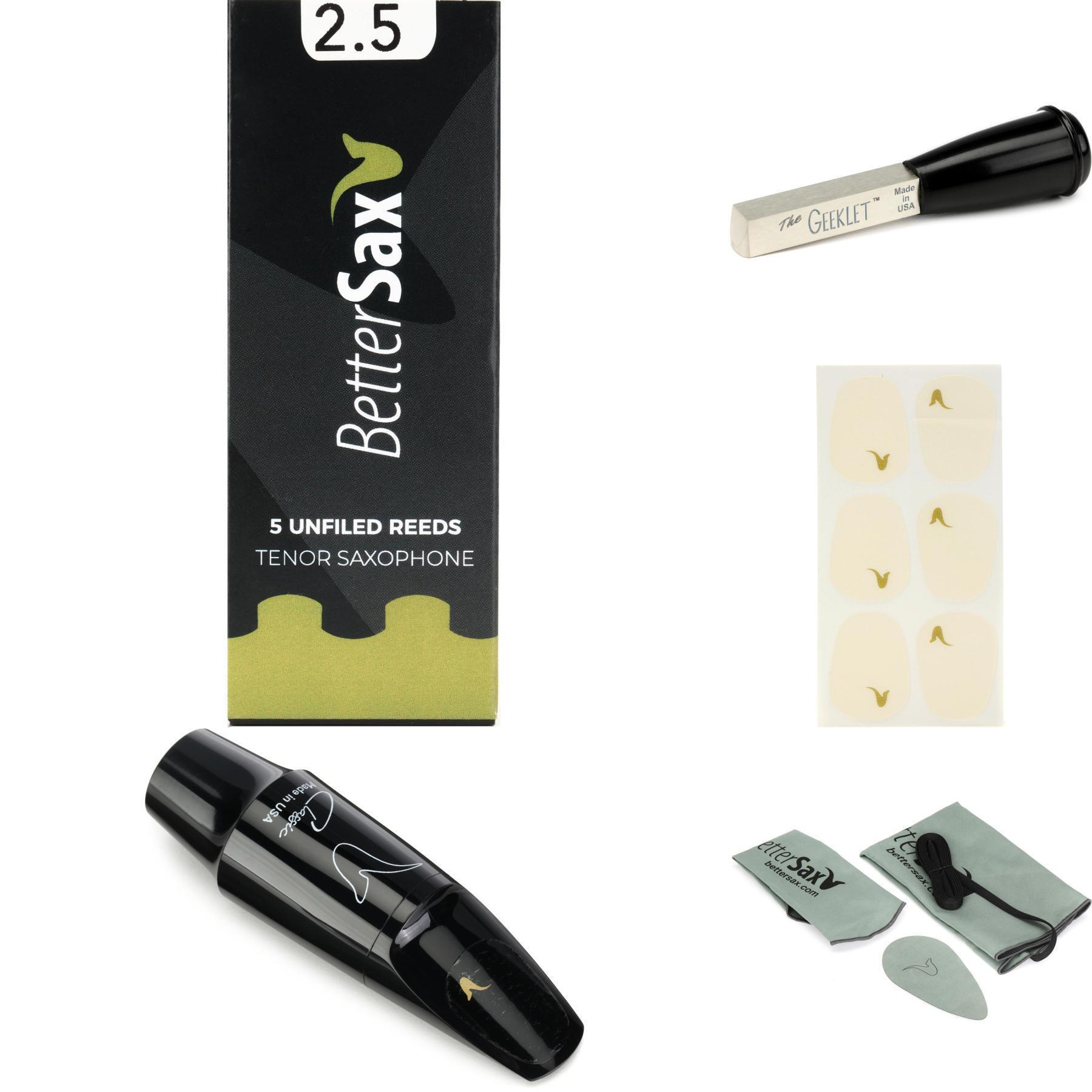 BetterSax Tenor Saxophone Accessory Bundle - 2.5 (5-pack) | Sweetwater