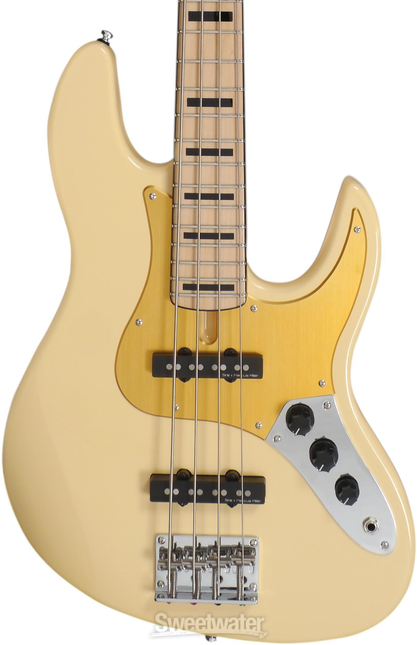 Sire Marcus Miller V5 24 Bass Guitar - Vintage White | Sweetwater