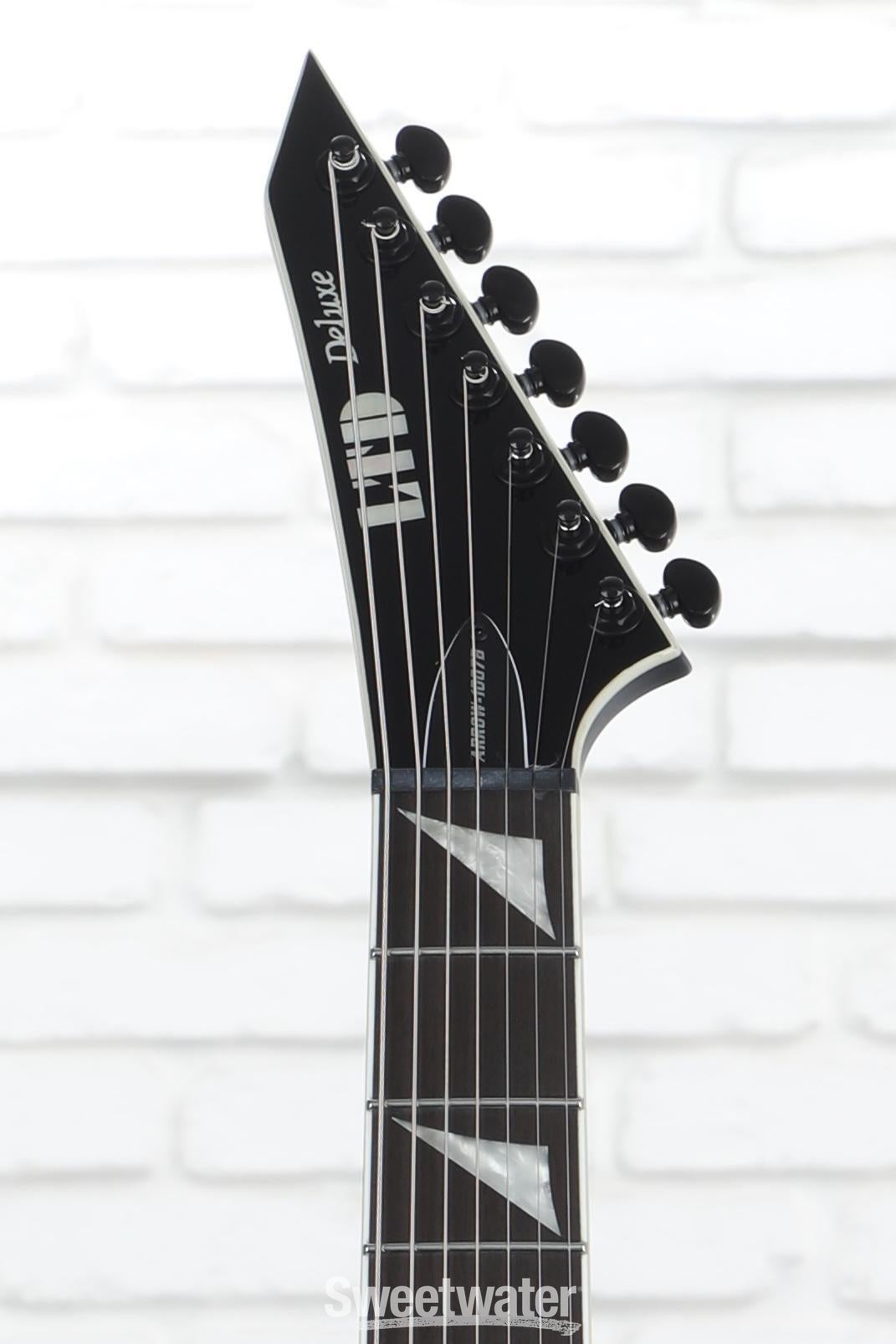 ESP LTD Arrow-1007 EverTune 7-string Baritone Electric Guitar - Black ...