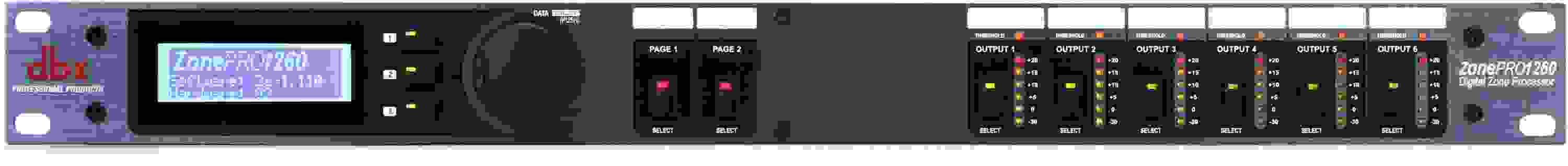 dbx ZonePRO 1260 12x6 Digital Zone Processor | Sweetwater