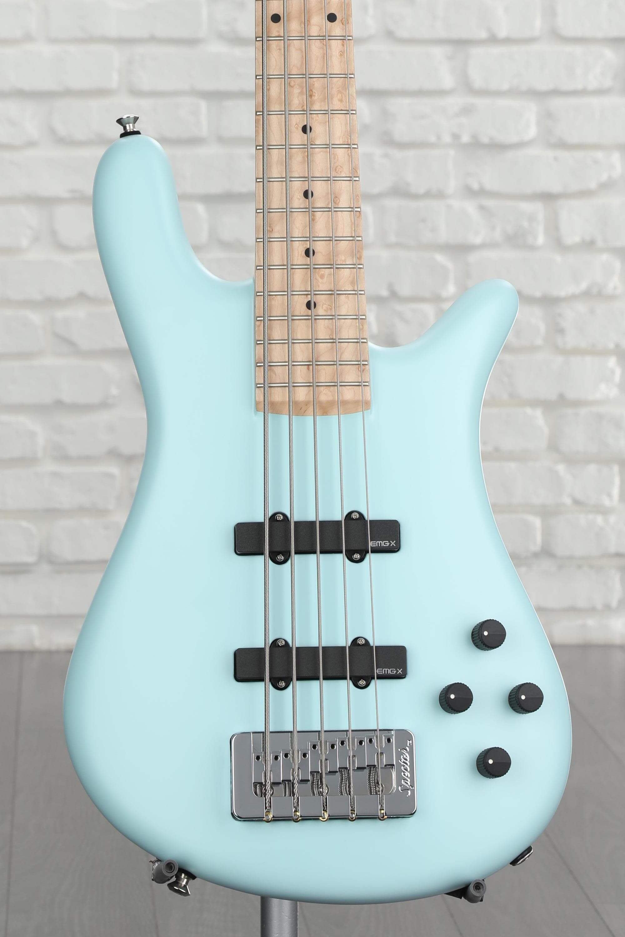 Spector USA NS-5 5-string Bass Guitar - Sonic Blue, Sweetwater Exclusive