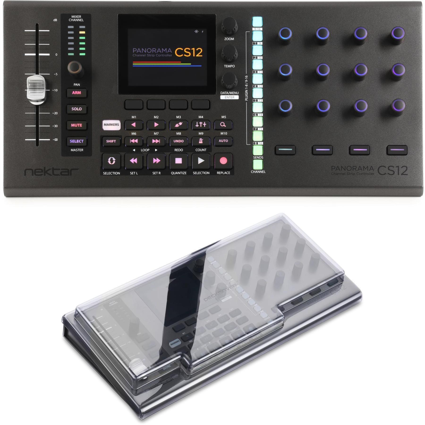 Nektar Panorama CS12 Channel Strip and DAW Plug-in Controller with Decksaver | Sweetwater