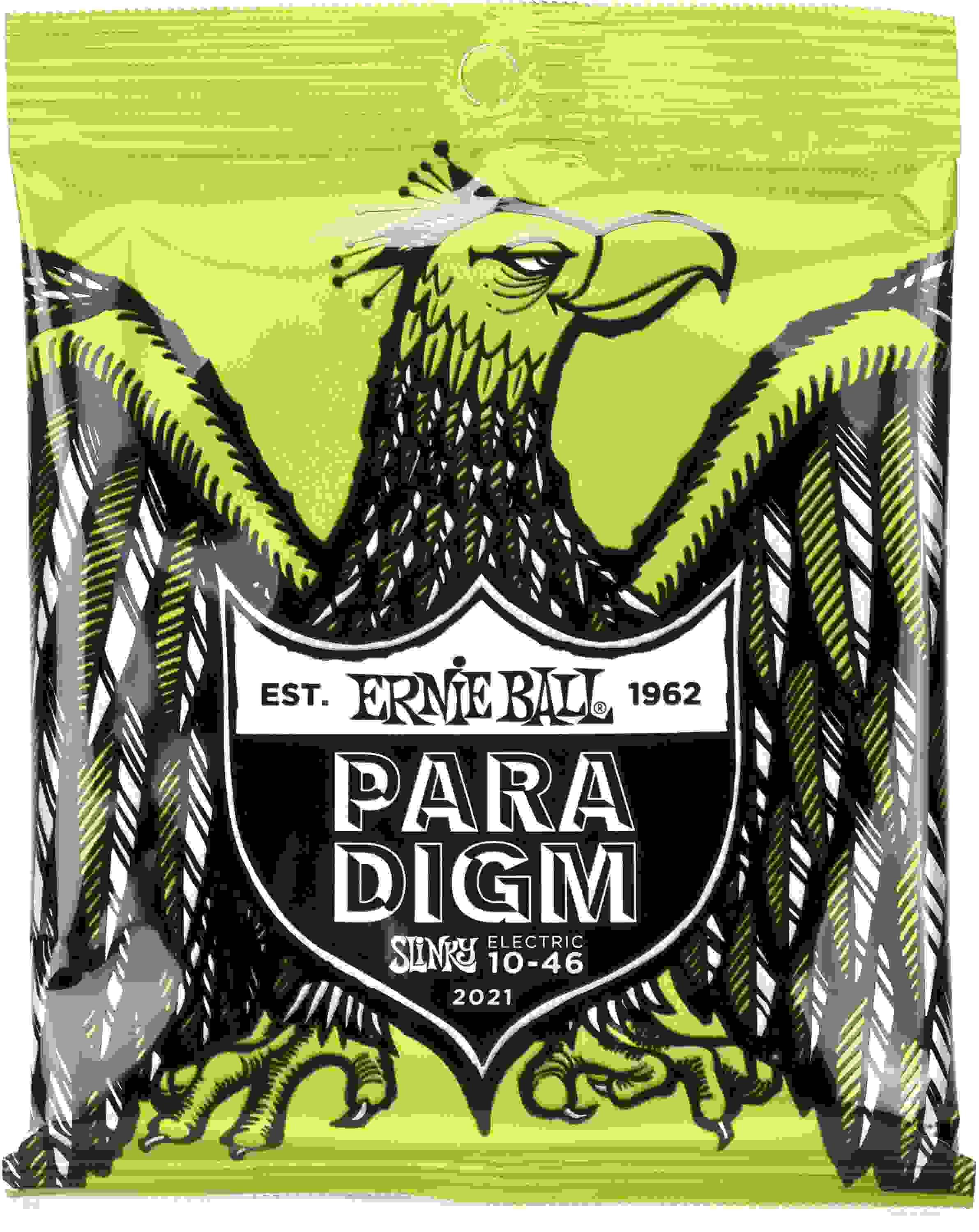 Ernie Ball 2021 Regular Slinky Paradigm Electric Guitar Strings - .010 ...