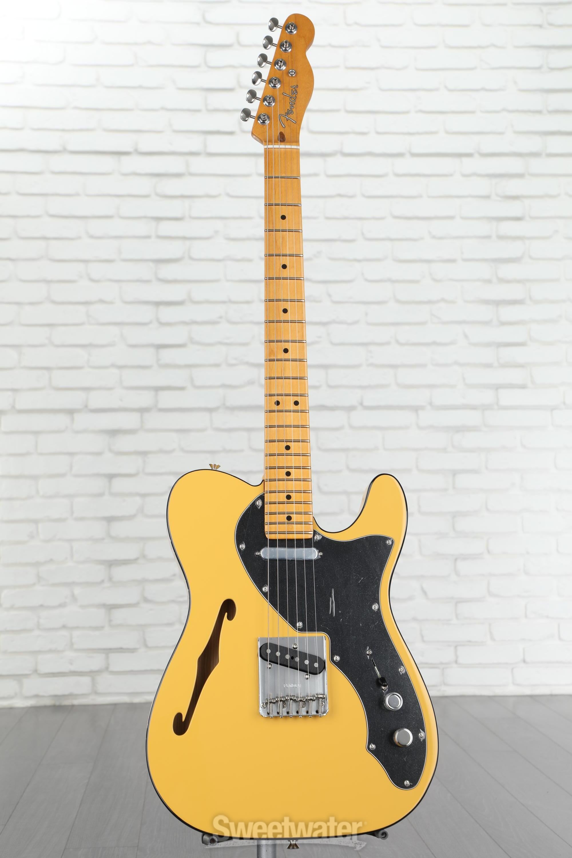 Fender Britt Daniel Telecaster Thinline - Amarillo Gold | Sweetwater