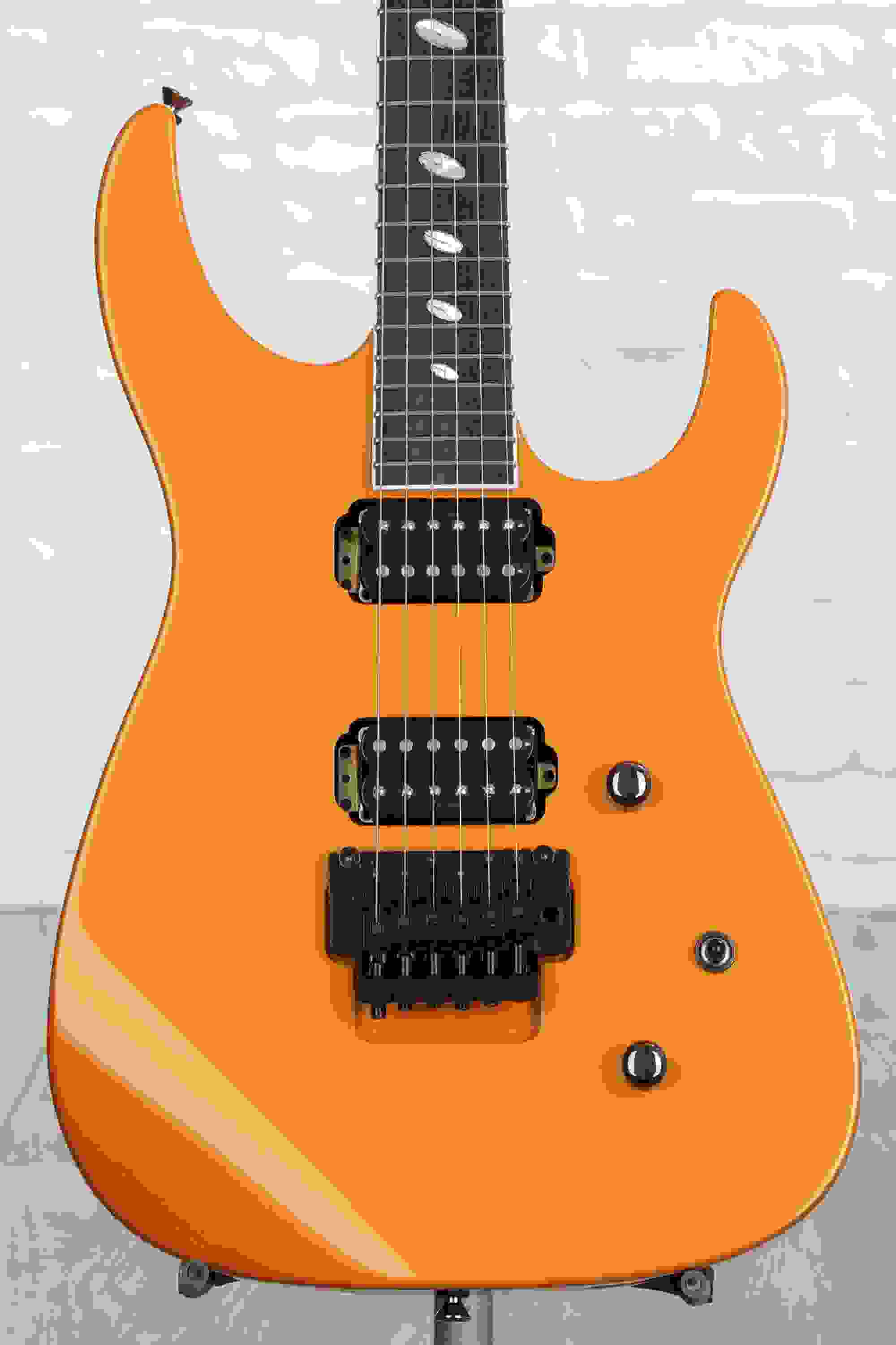 Caparison Guitars Dellinger II EF Electric Guitar - Tangerine Orange ...