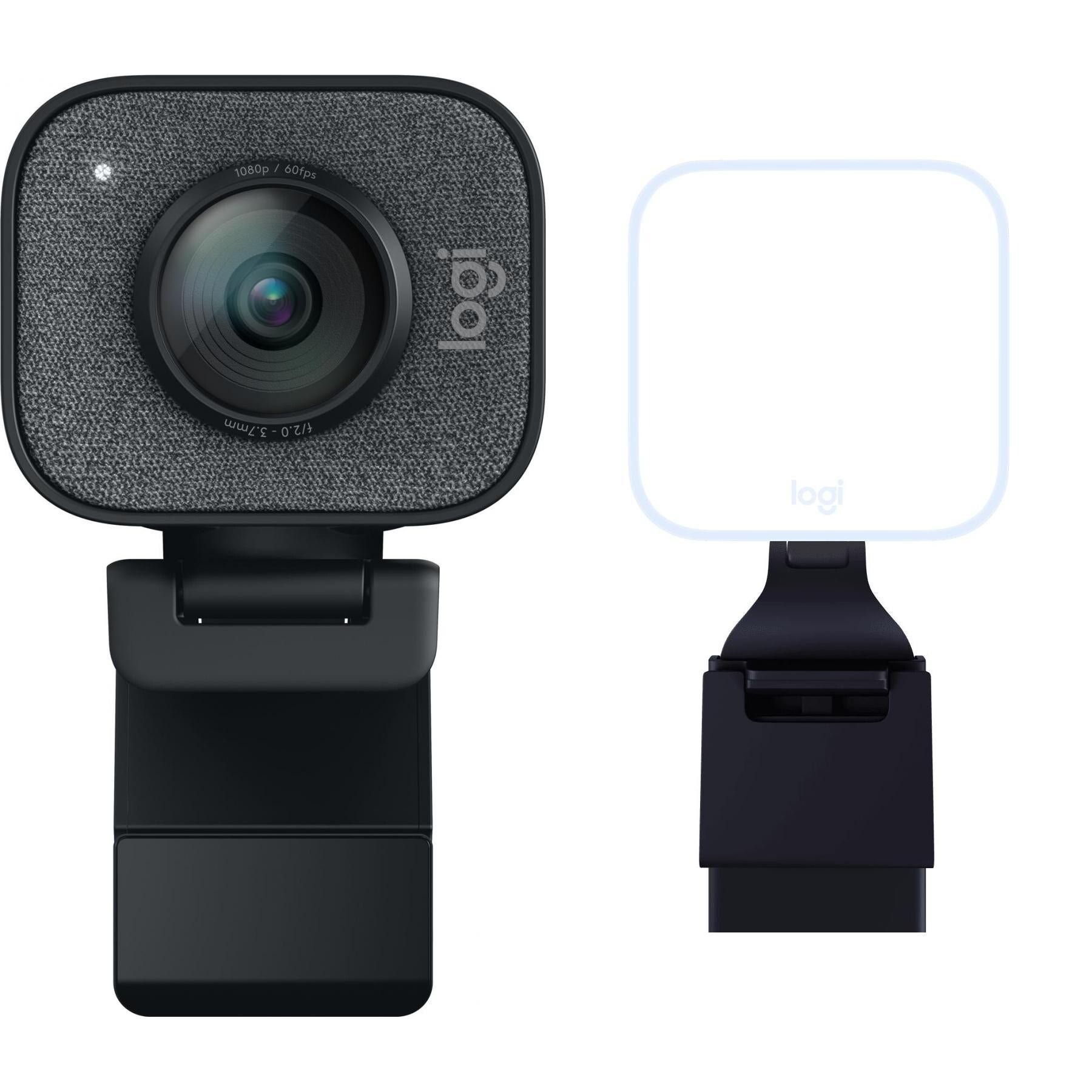 Logitech StreamCam Plus Content Creator Webcam and Litra Glow Premium ...