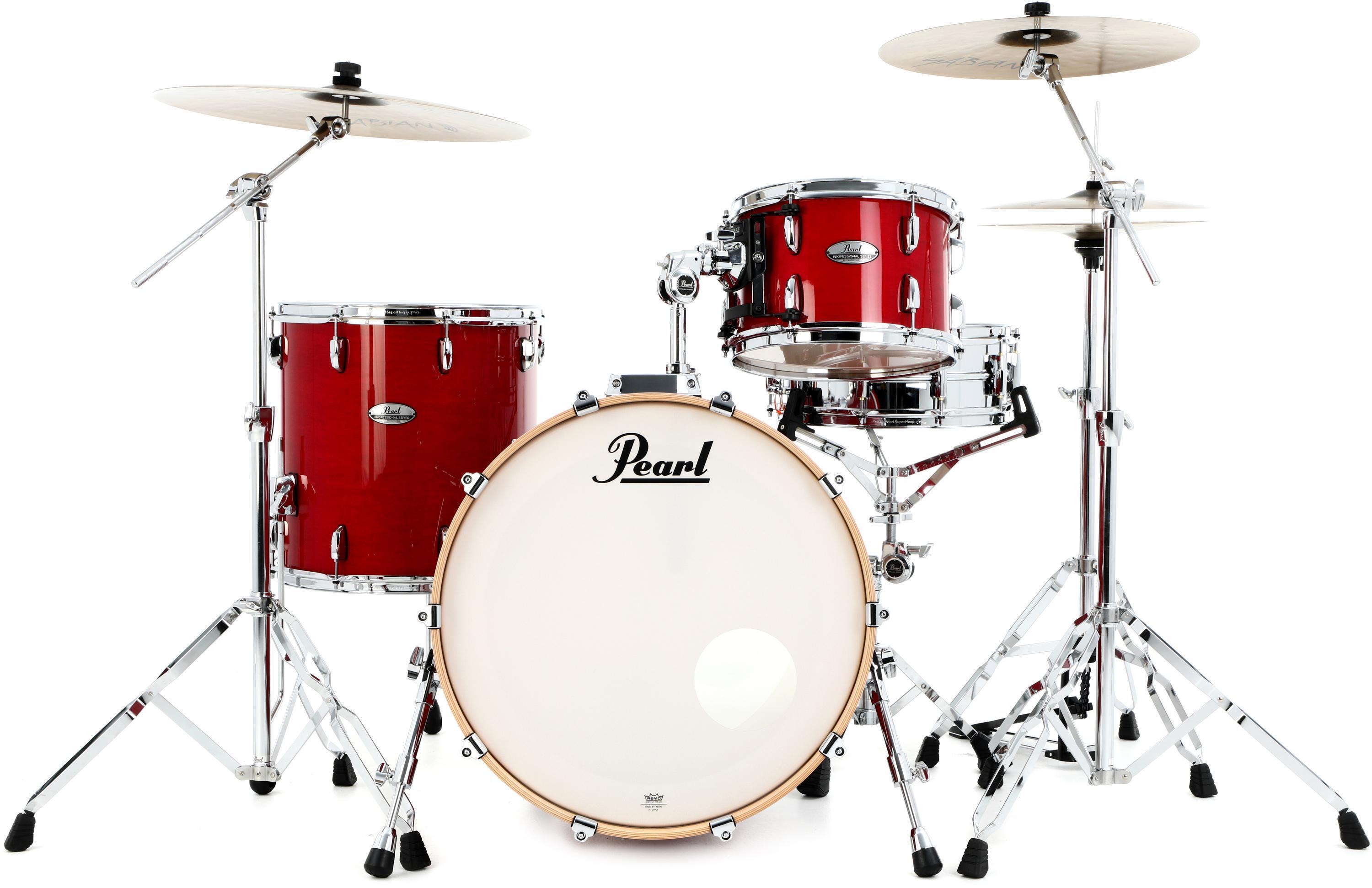 Pearl Professional Maple 3-piece Shell Pack - Sequoia Red | Sweetwater