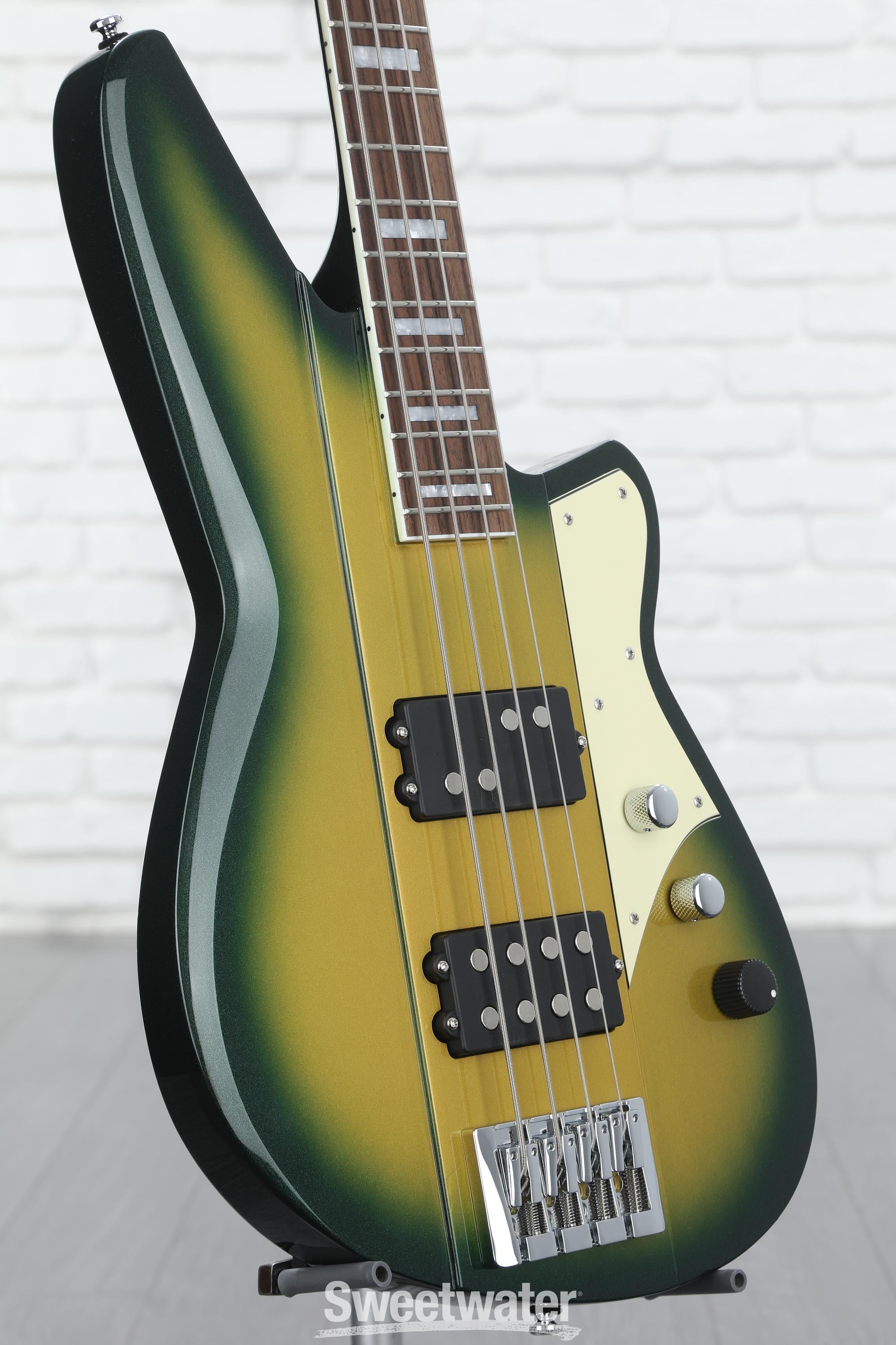 Reverend Thundergun Bass Guitar - Citradelic Sunset | Sweetwater