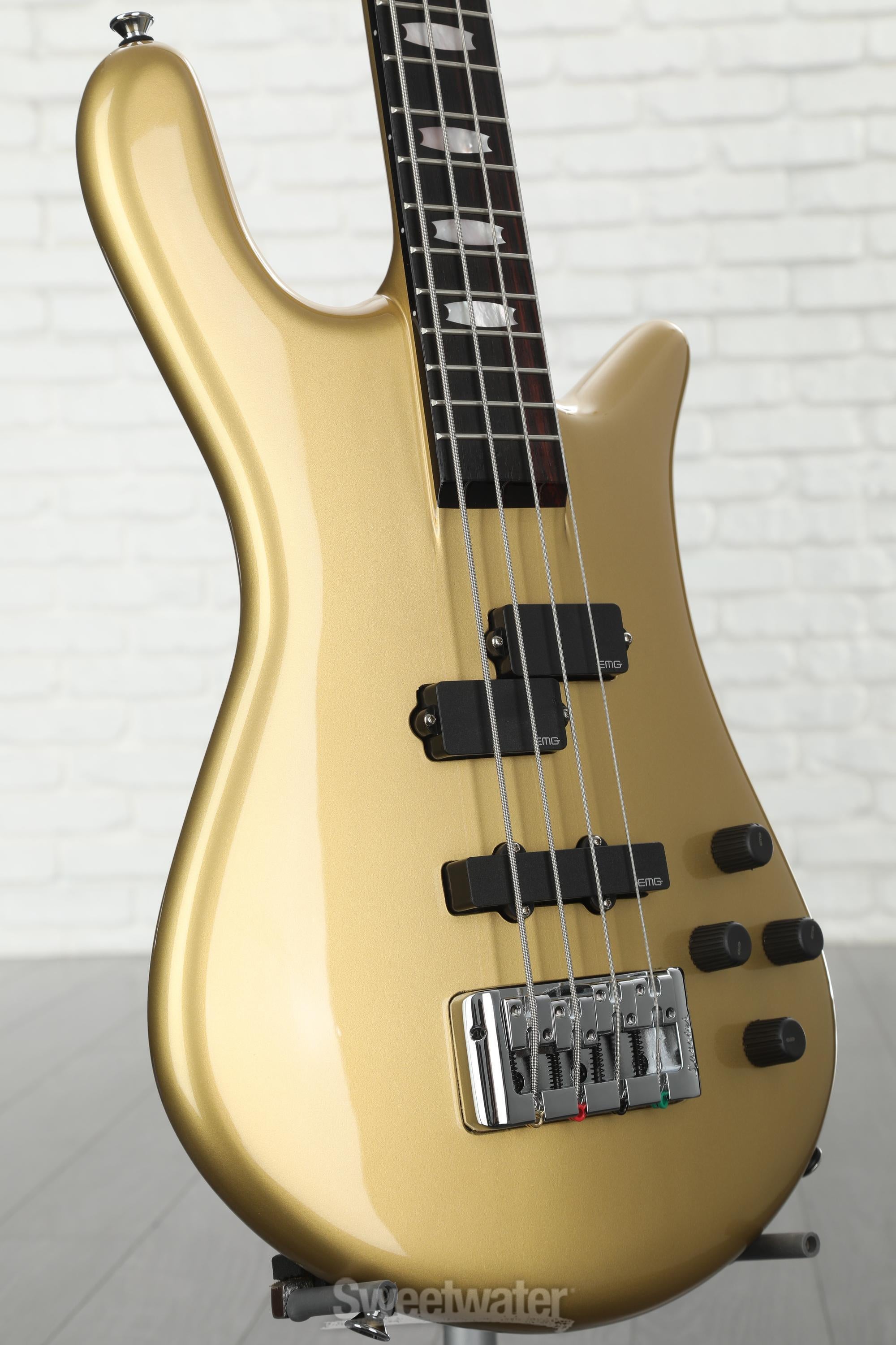 Spector Euro 4 Classic Bass Guitar - Metallic Gold Gloss | Sweetwater