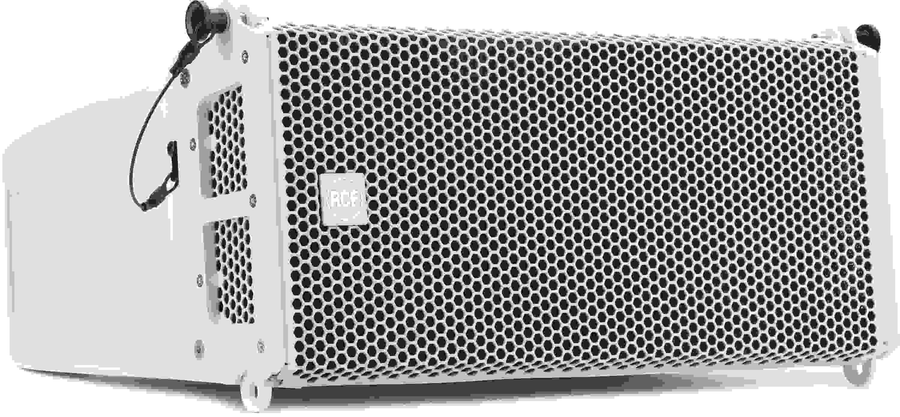 RCF HDL 6-A 1,400-watt, Dual 6-inch Active Line Array Module - White (each) | Sweetwater