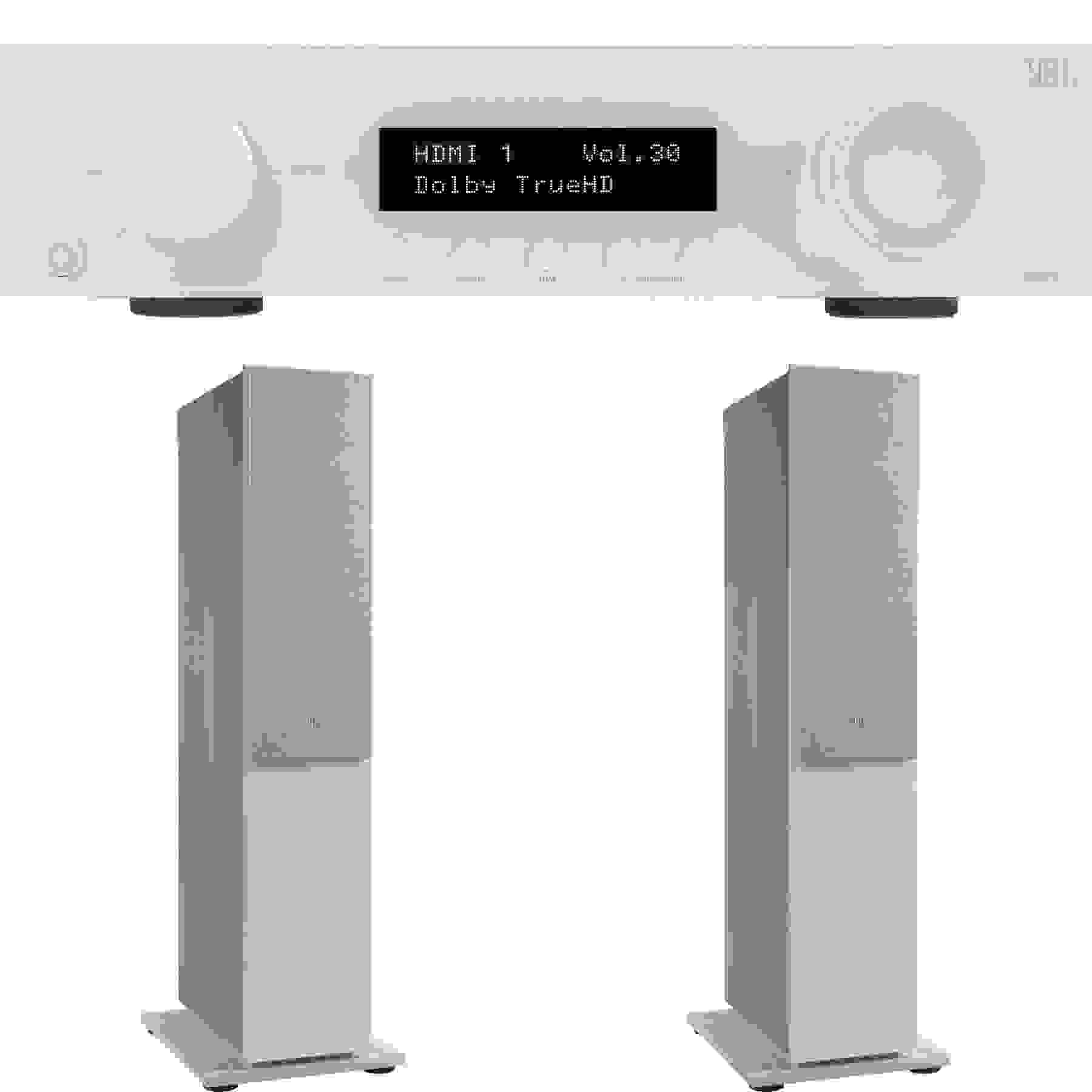 JBL MA510 2.0 Home Theater Bundle - White | Sweetwater