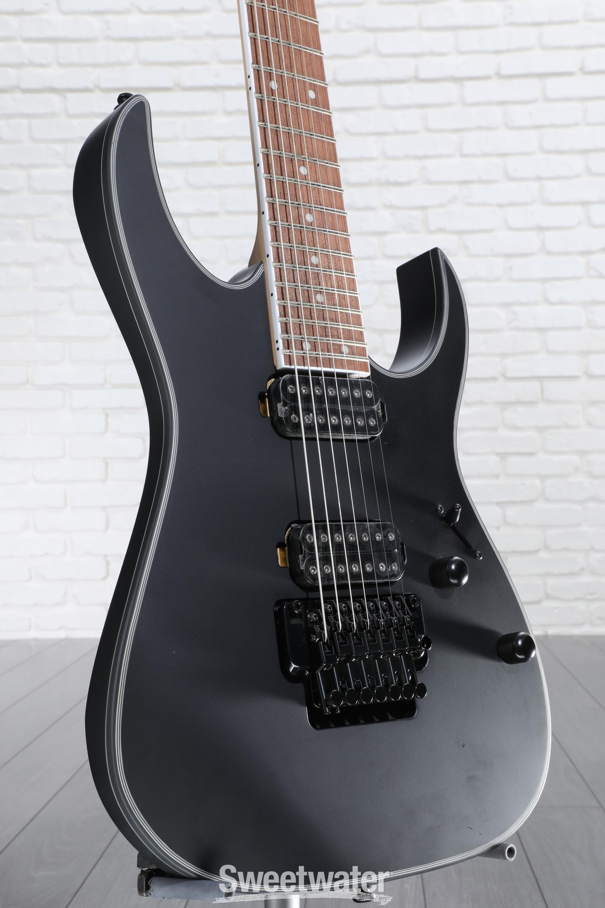 Ibanez RG7420EX 7-string Electric Guitar - Black Flat | Sweetwater