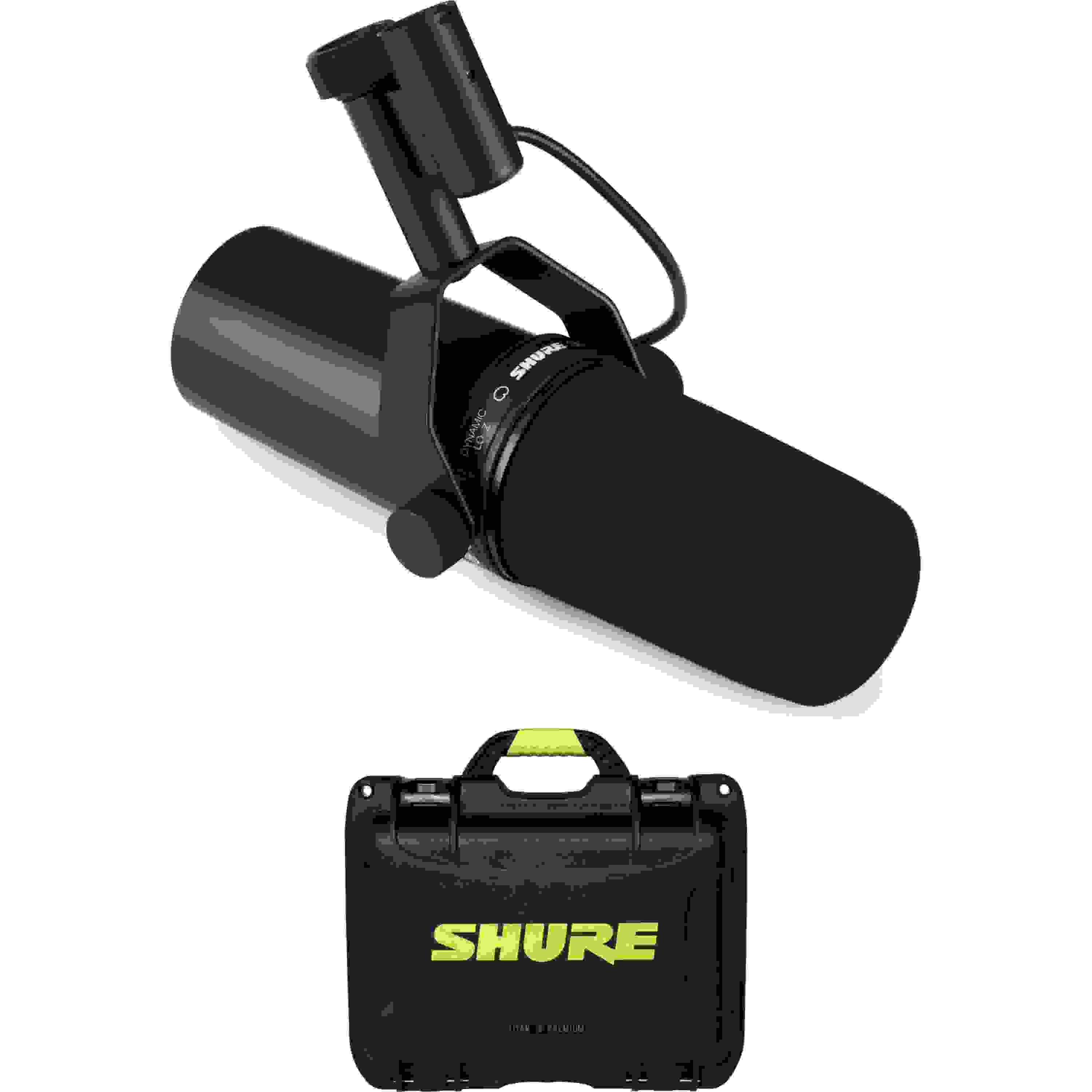 Shure SM7dB Active Dynamic Microphone with Titan Premium Series Case ...