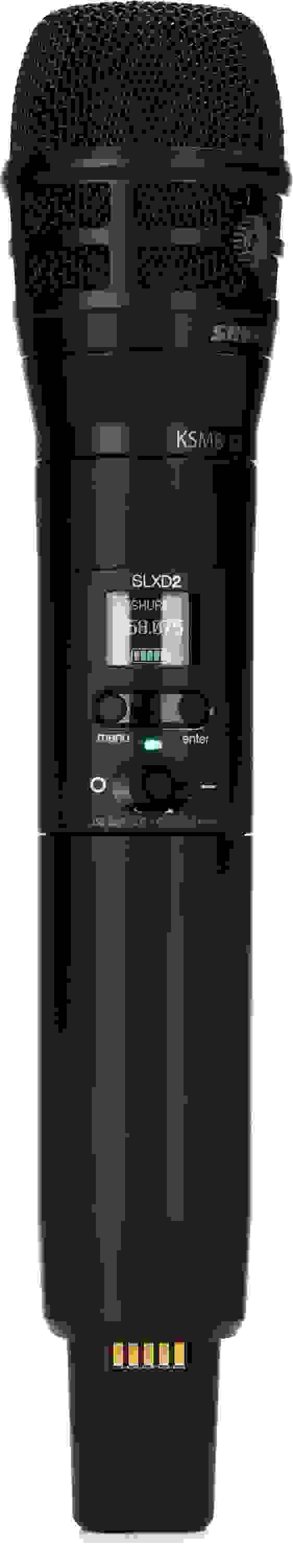 Shure SLXD2/K8B Wireless Handheld Microphone Transmitter - J52 Band | Sweetwater