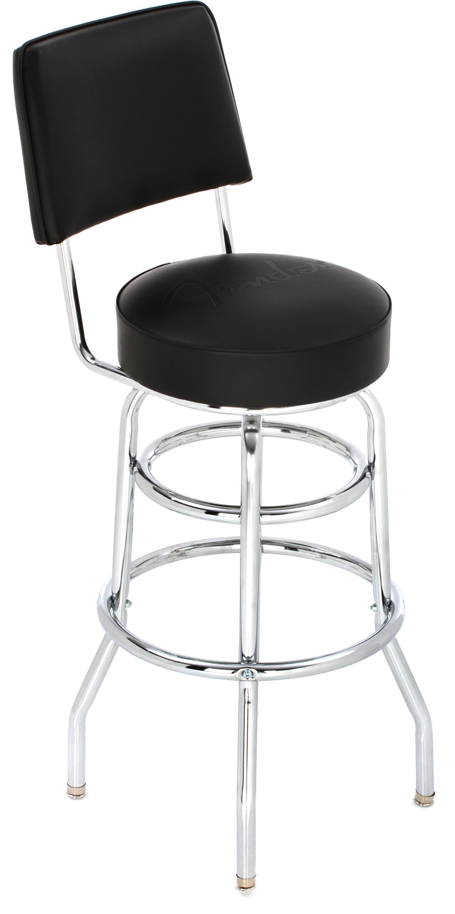 Fender Backrest Logo Barstool - 30 inch | Sweetwater