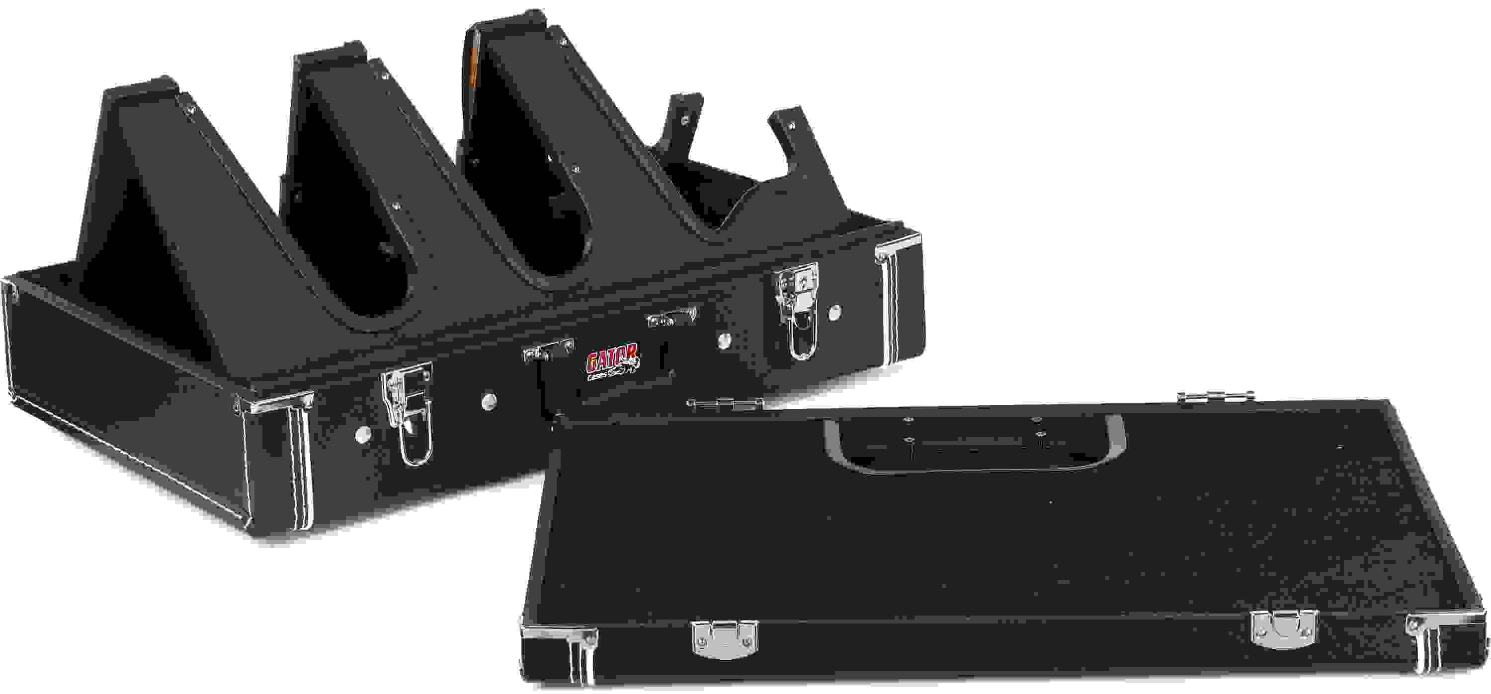 Gator Gig-Box Jr. All-in-one Pedalboard and 3 Guitar Stand in Case ...