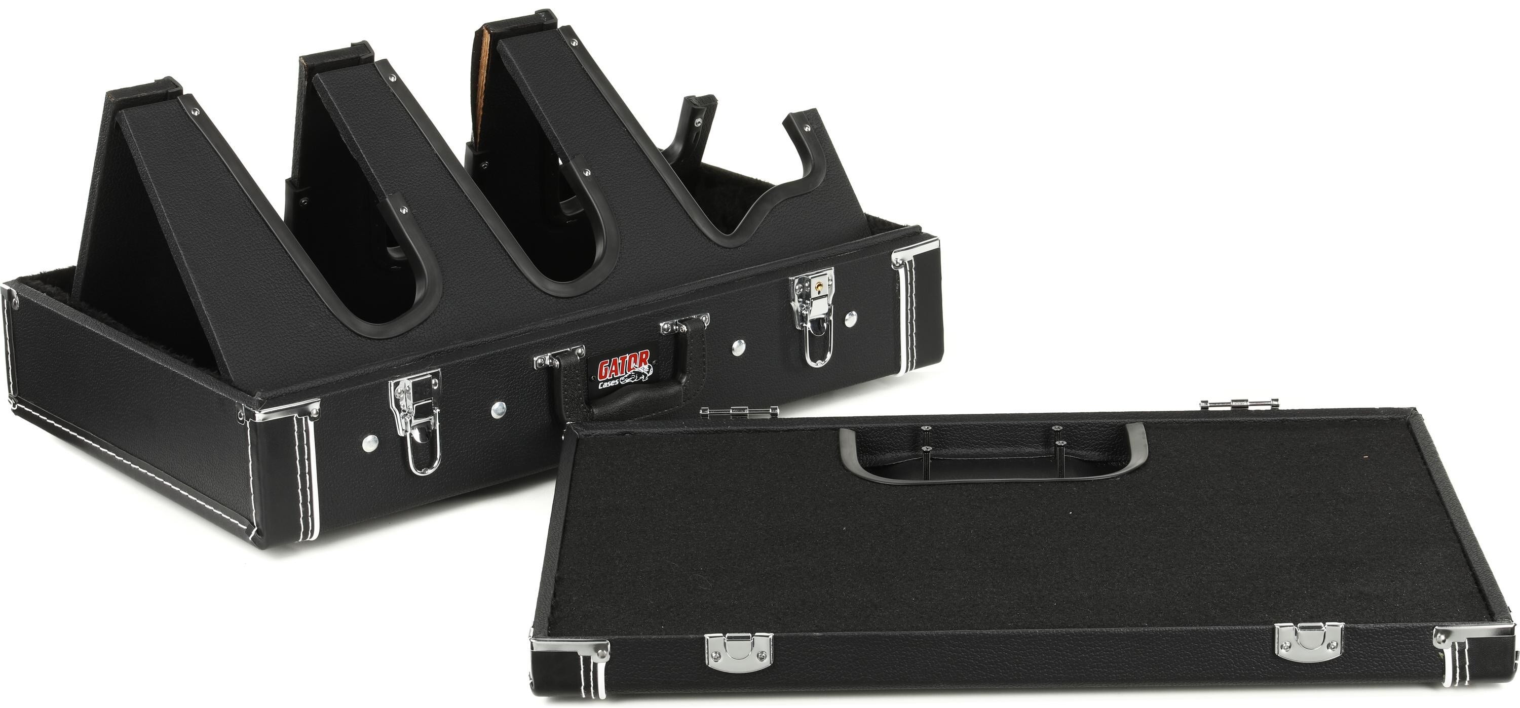 Gator Gig-Box Jr. All-in-one Pedalboard and 3 Guitar Stand in Case ...