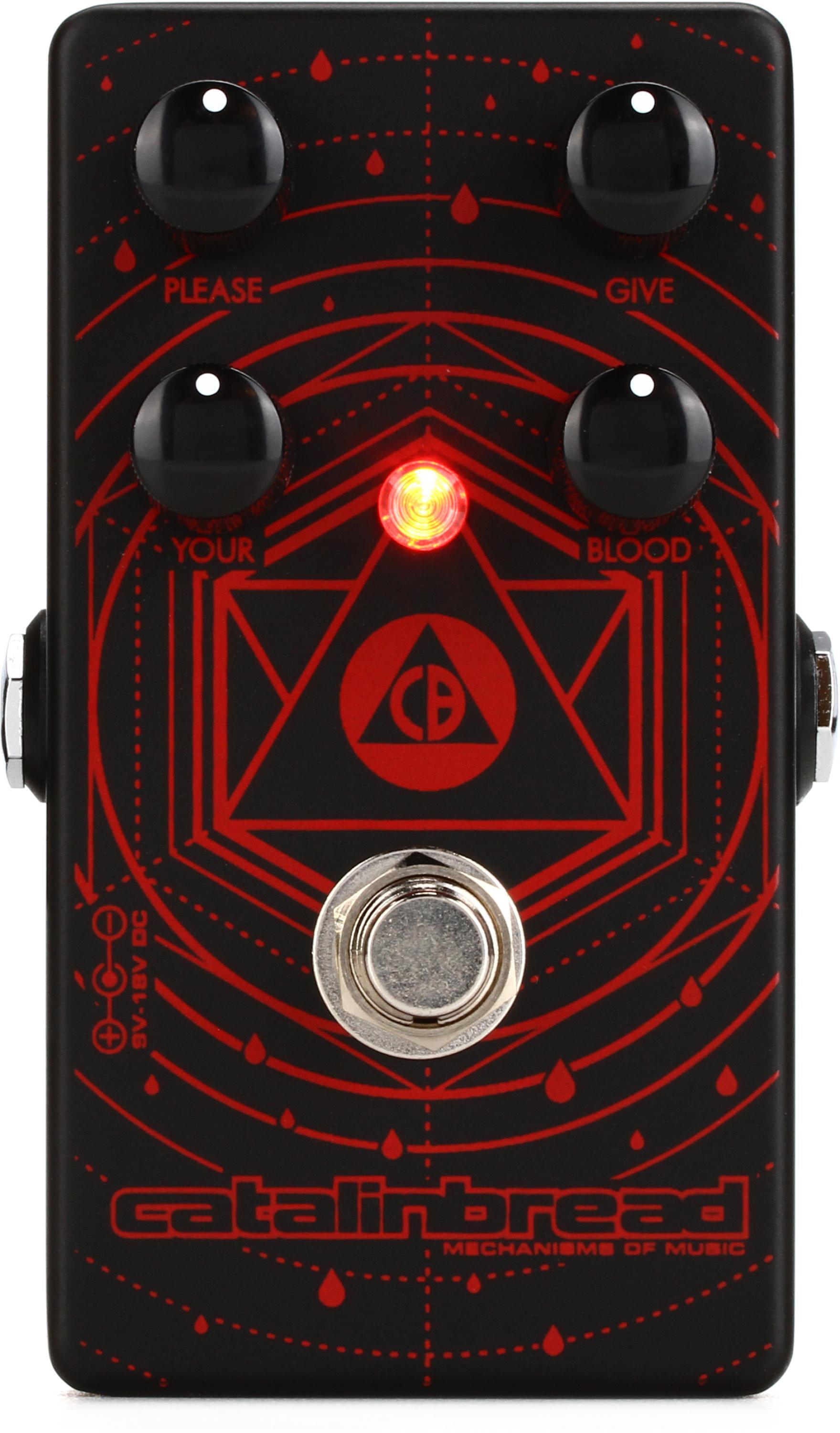 Catalinbread Blood Donor Fuzz Pedal - Limited Edition Black Sweetwater Exclusive