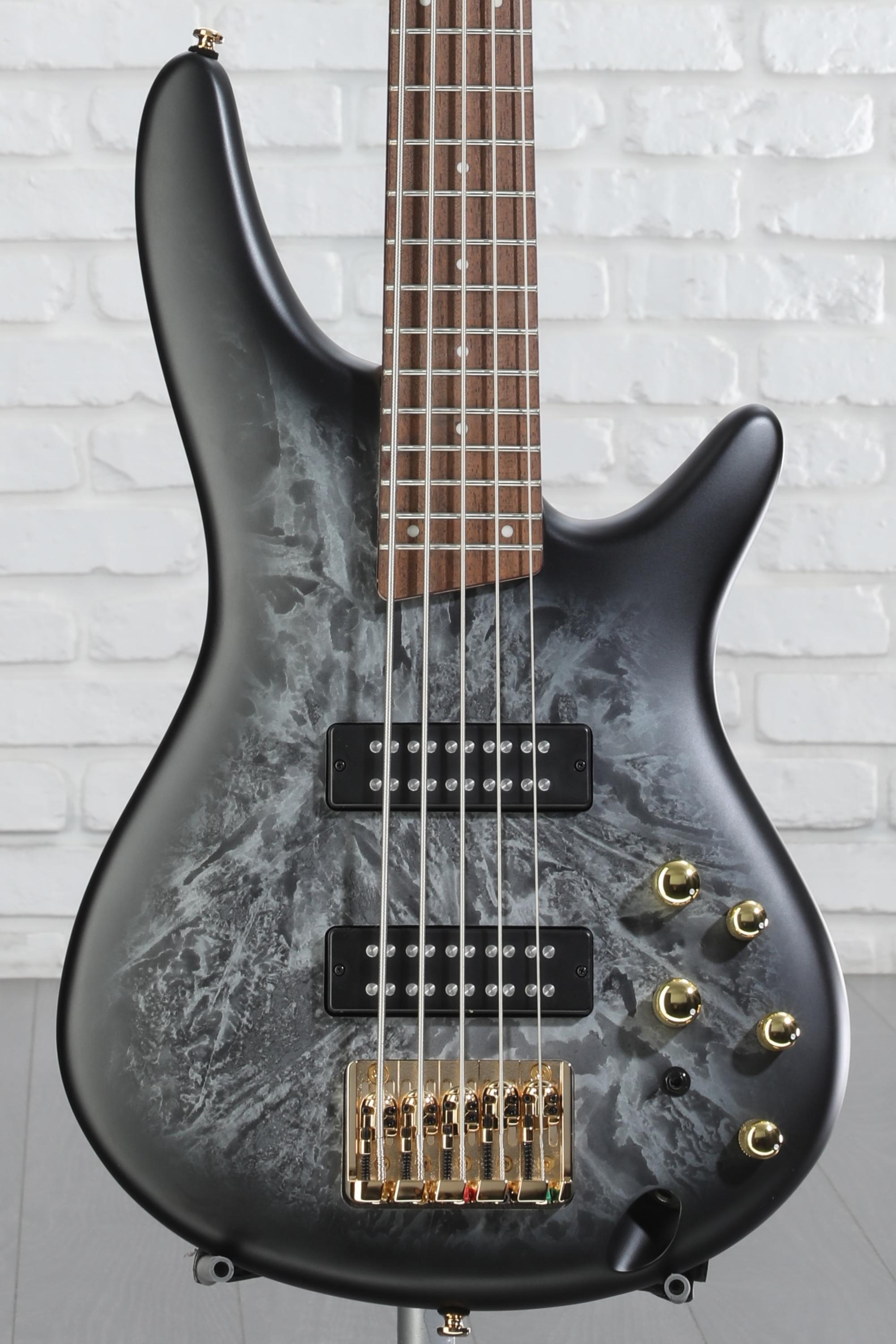 Ibanez SR Standard 5-string Electric Bass - Black Ice Frozen Matte ...
