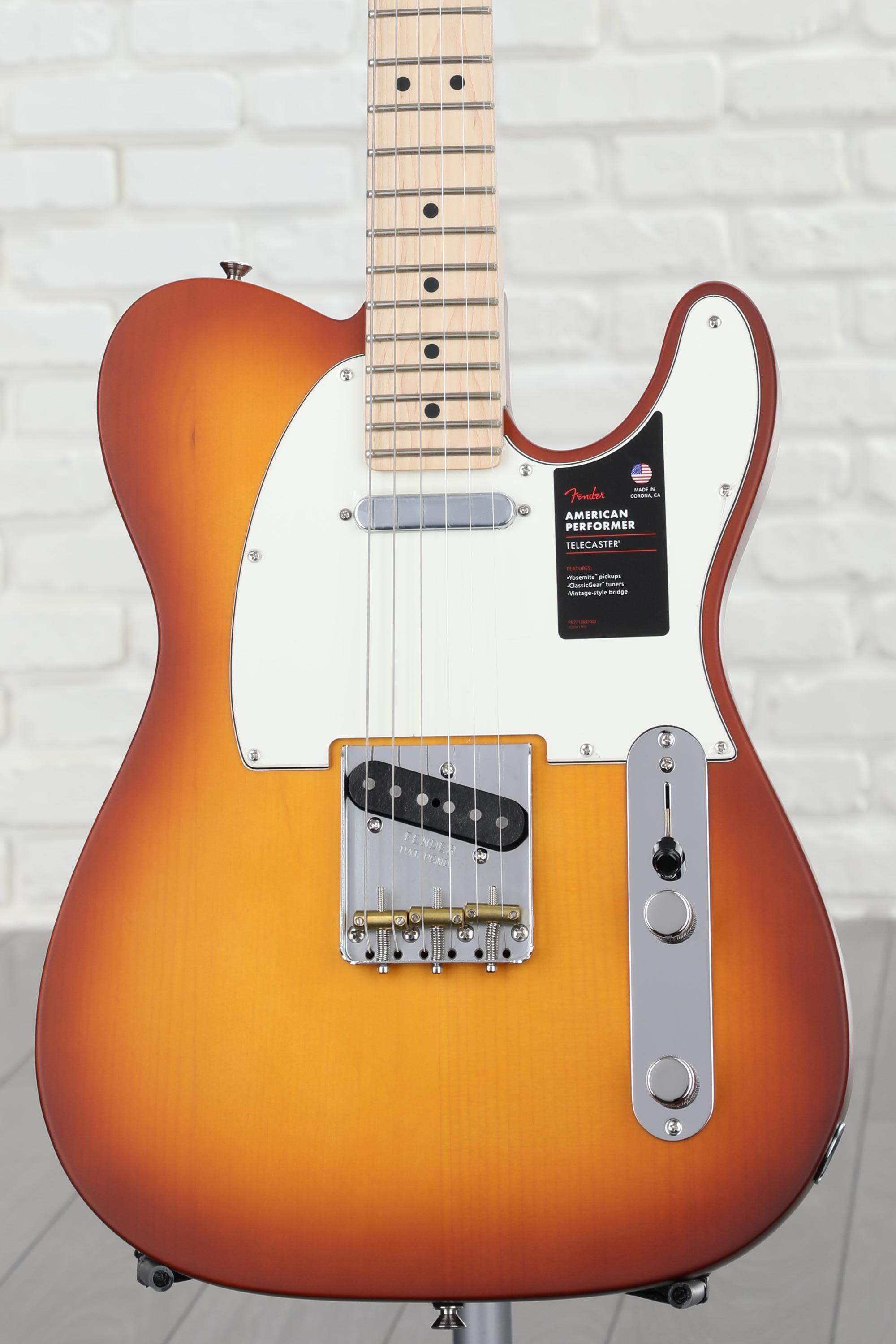 Fender Limited-edition American Performer Timber Telecaster - Honey ...