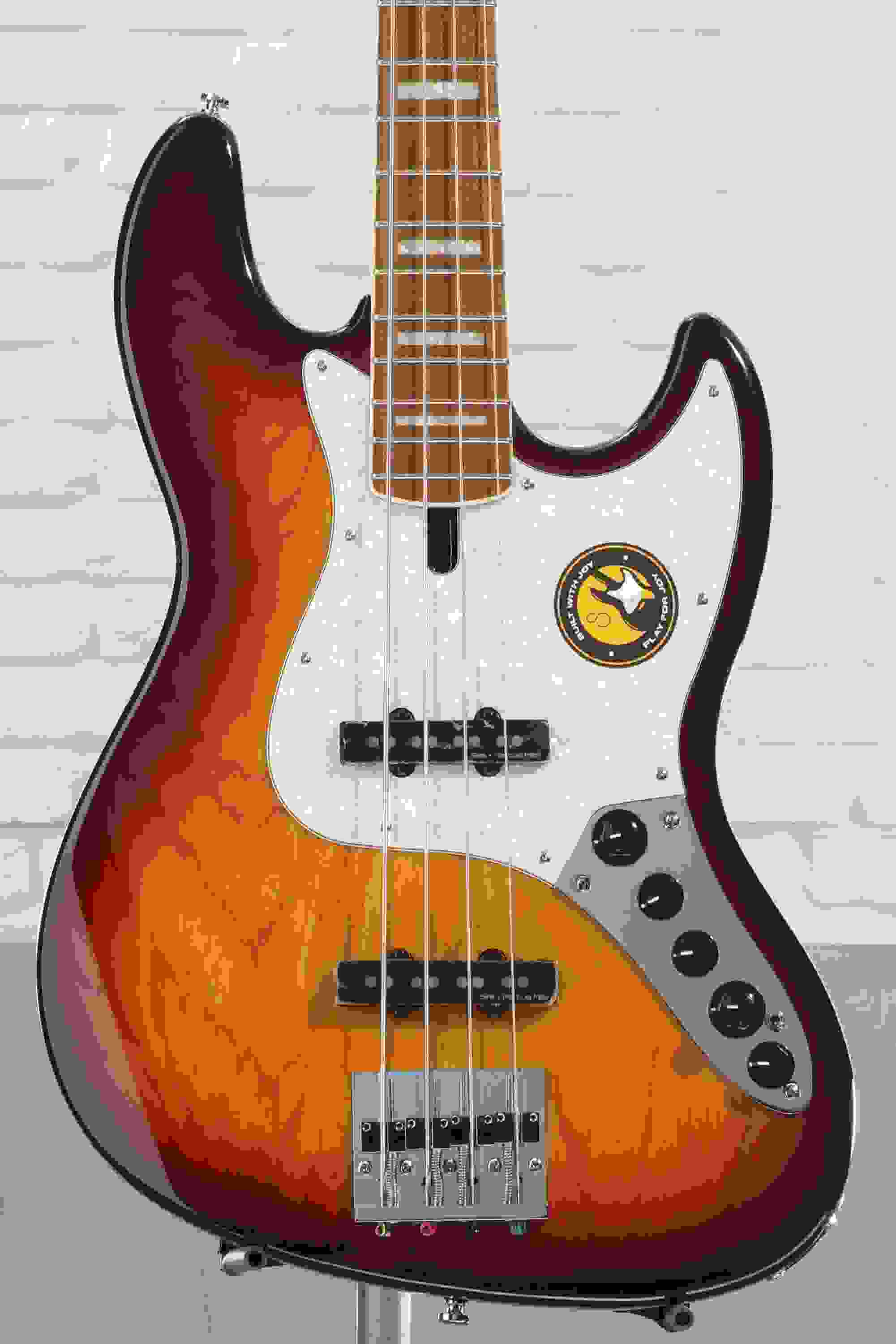 Sire Marcus Miller V8 4-string Bass Guitar - Tobacco Sunburst | Sweetwater