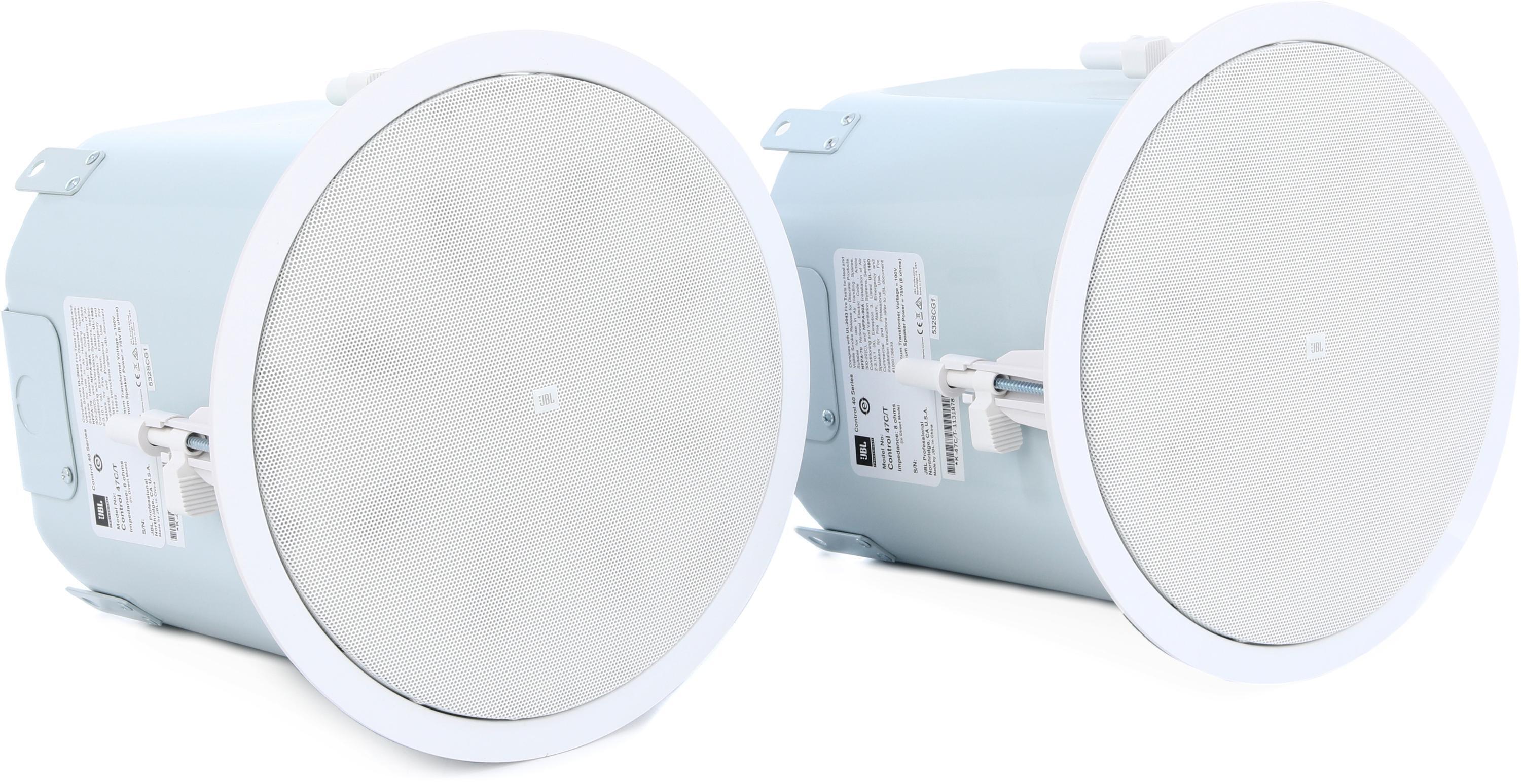 JBL Control 47C/T Ceiling Speaker Pair With Transformer | Sweetwater