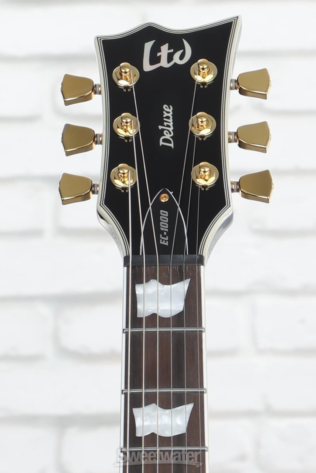 ESP LTD EC-1000 Electric Guitar - Black | Sweetwater