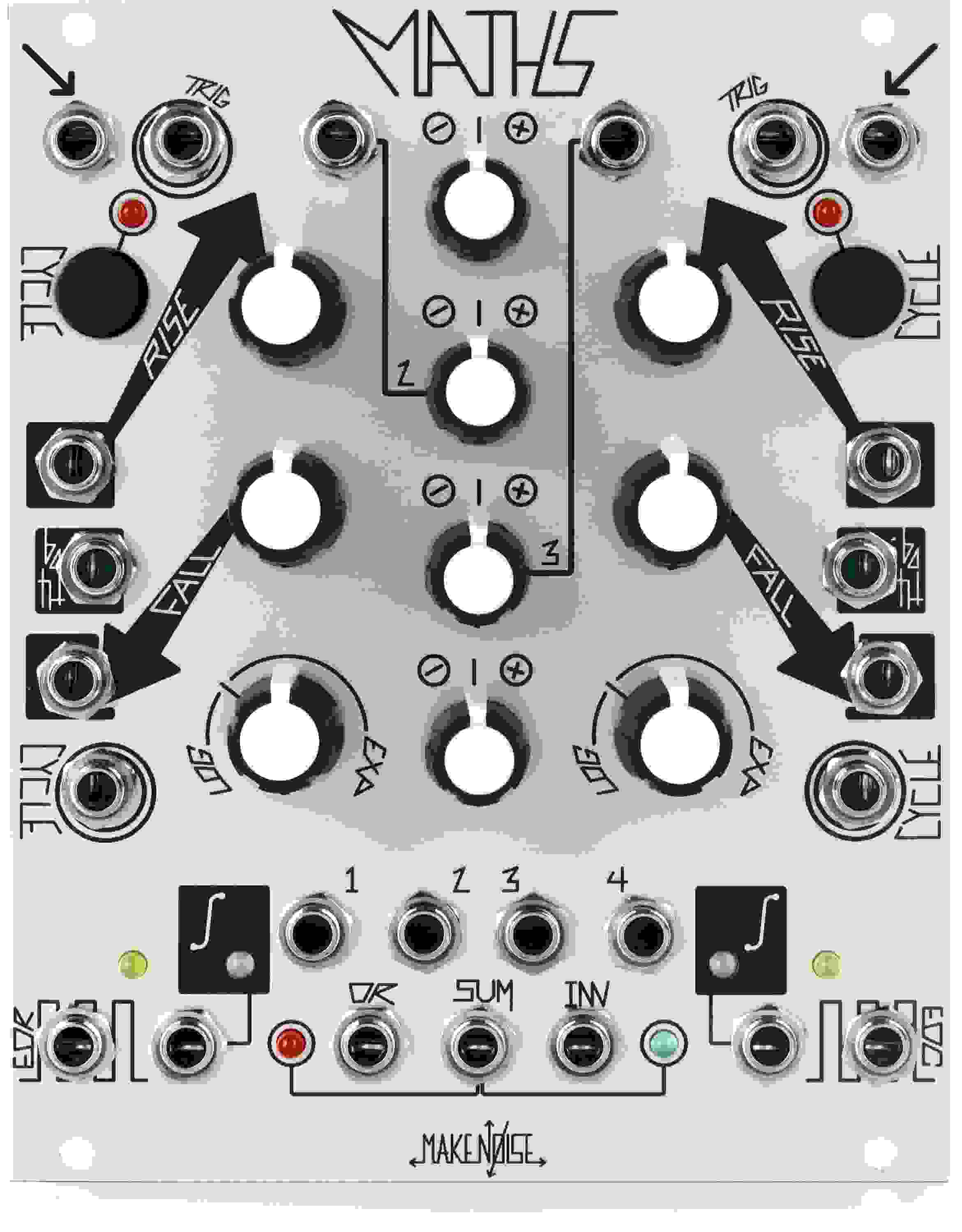 Make Noise MATHS Complex Function Generator Eurorack Module - Aluminum Panel | Sweetwater