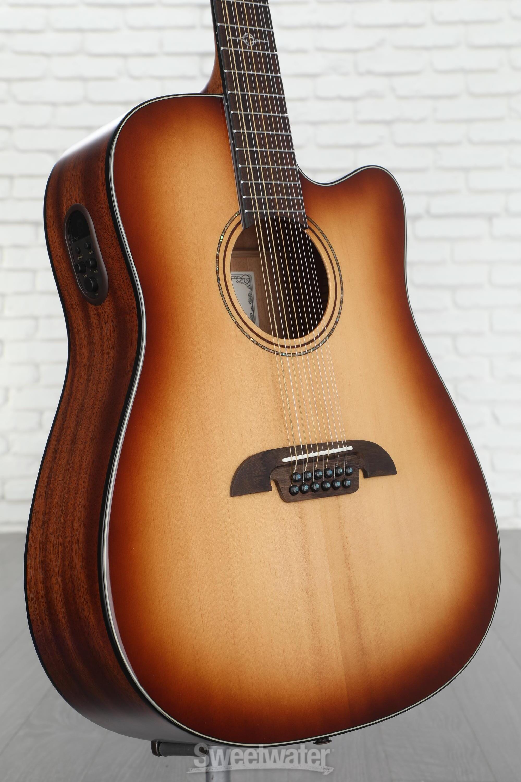 Alvarez AD60ce Shadowburst 12-string Acoustic-electric Guitar ...