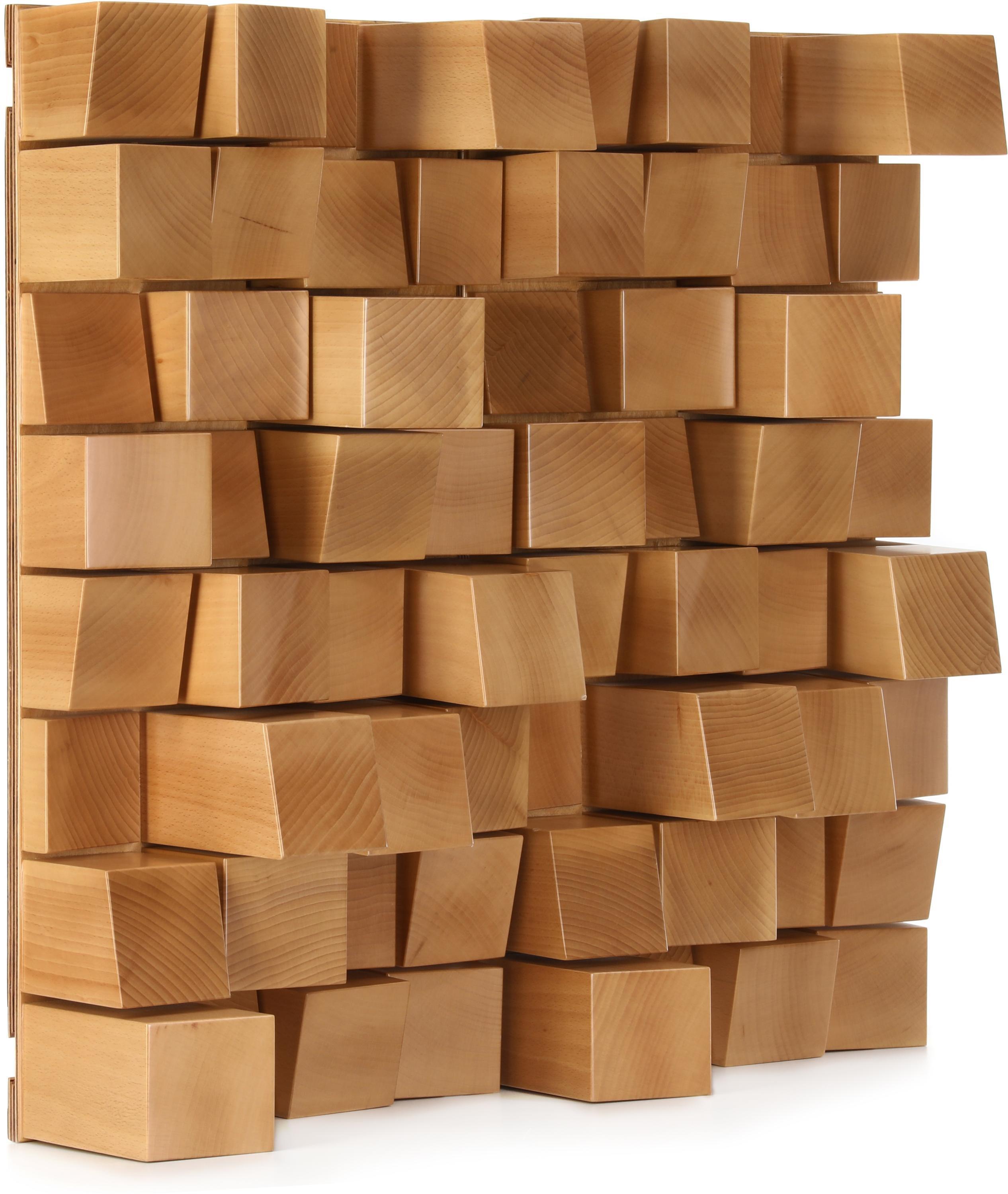 Vicoustic Multifuser Wood Sound Diffuser - Size 64, Natural Wood ...