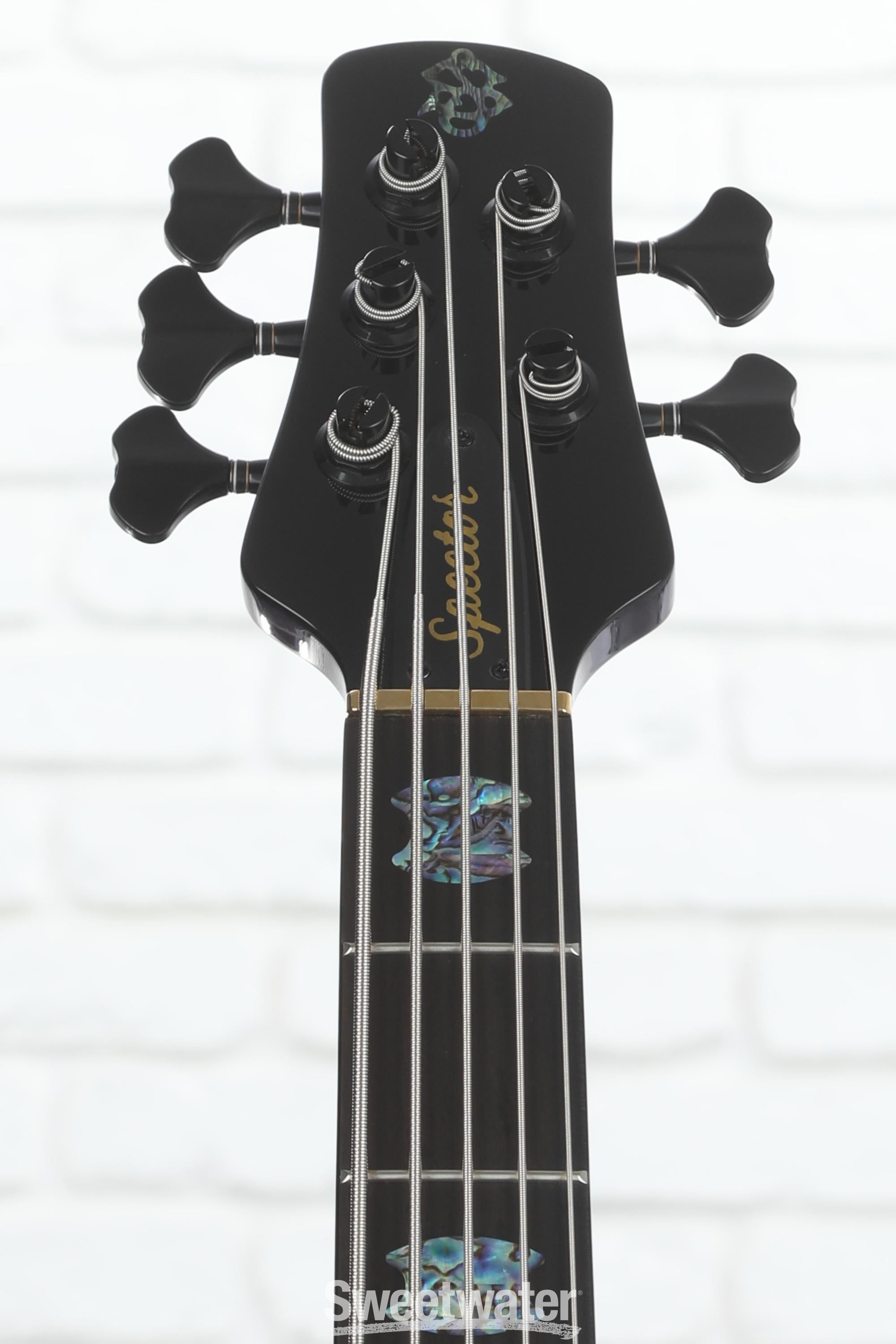 Spector Euro 5 CST Electric Bass Guitar - Natural Violet Burst | Sweetwater