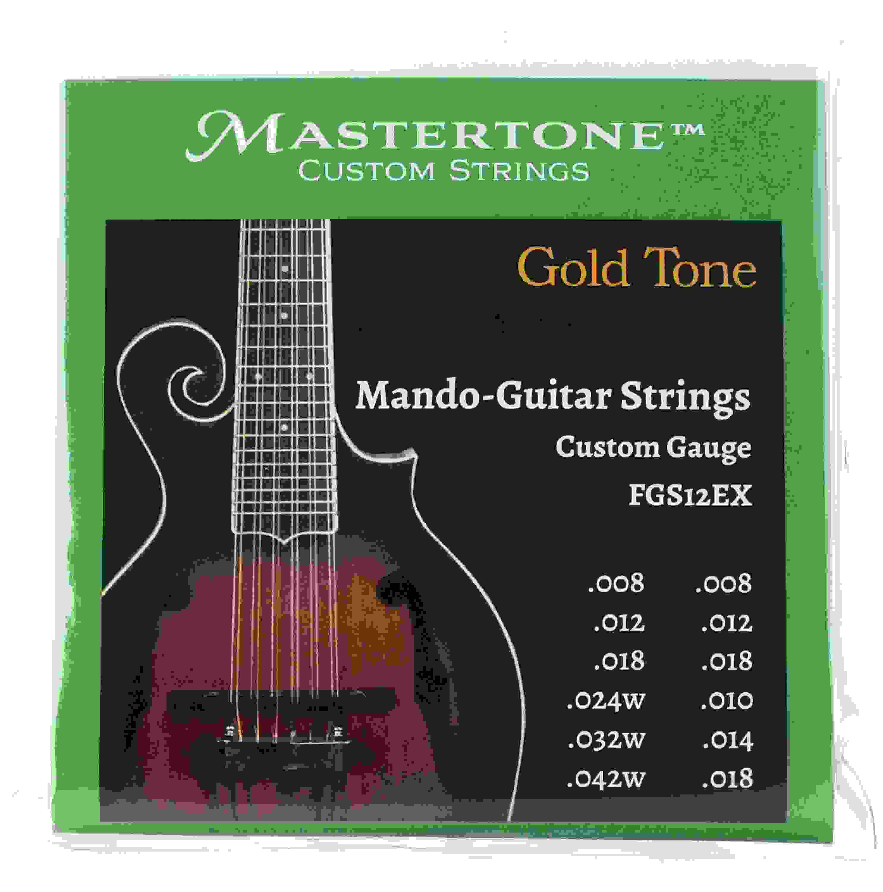 Gold Tone FGX12EX 12-string Mando Guitar String Set (Extra Light ...