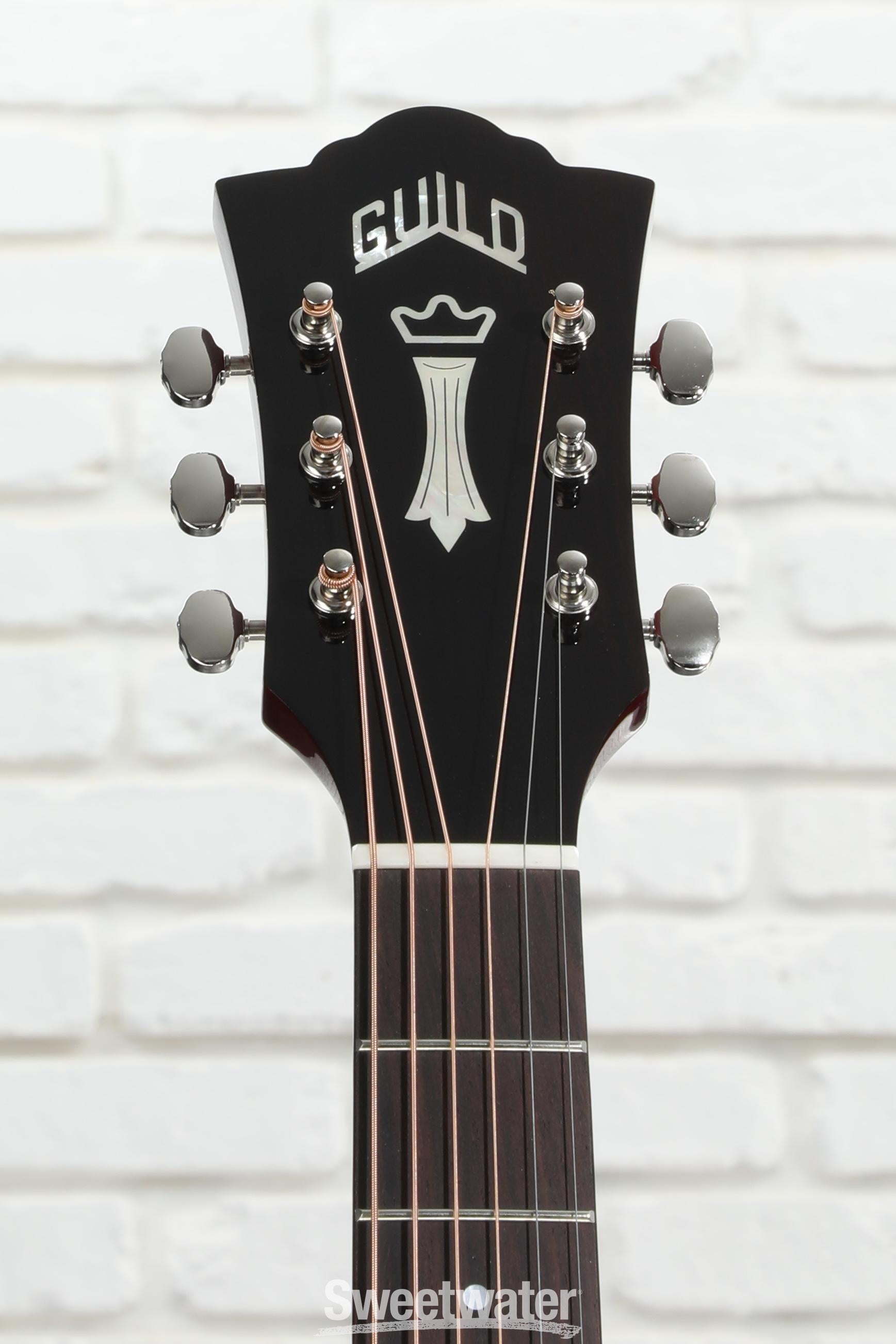 Guild D-140 Dreadnought Acoustic Guitar - Cherry Burst | Sweetwater