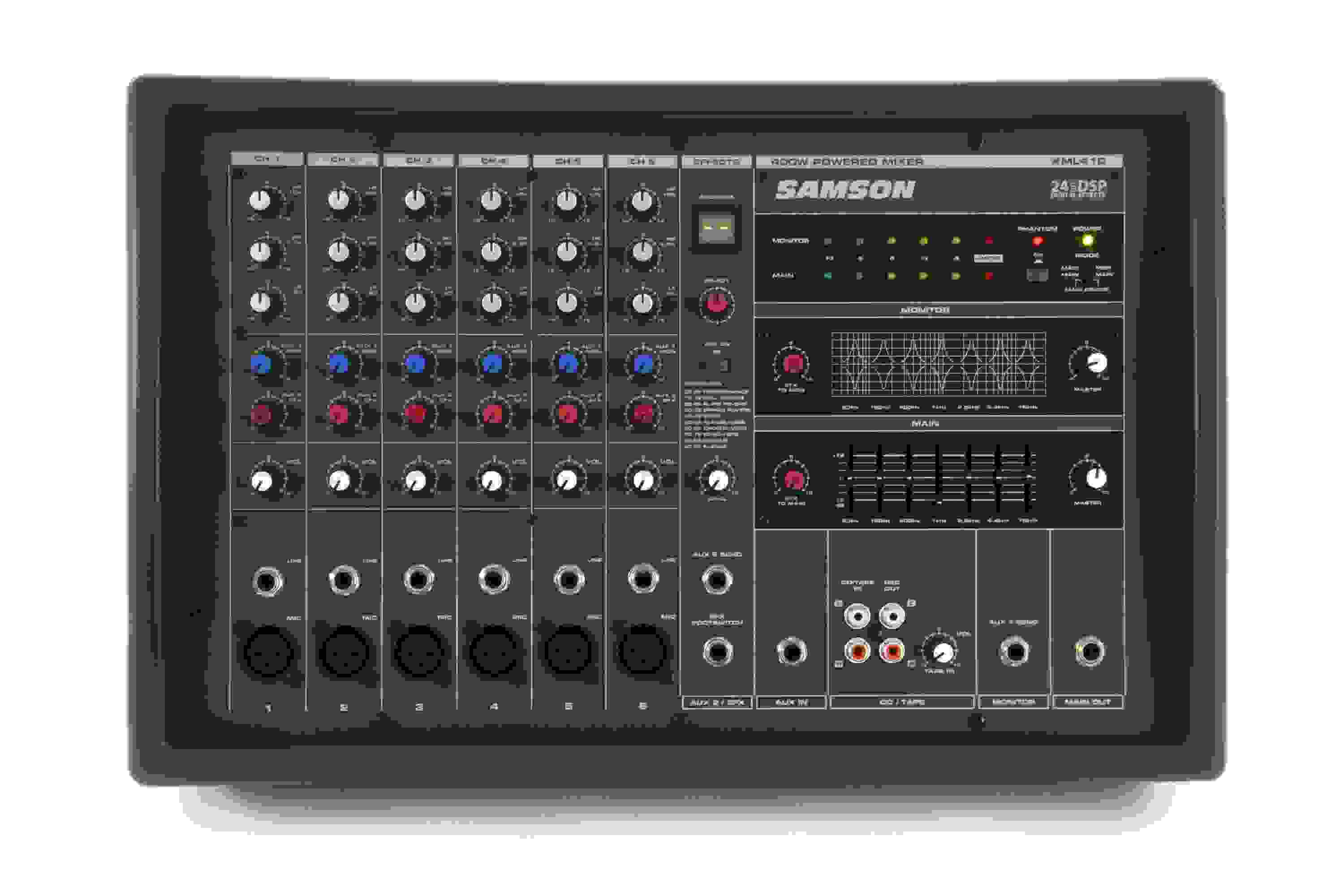 Samson XML410 Powered Mixer | Sweetwater
