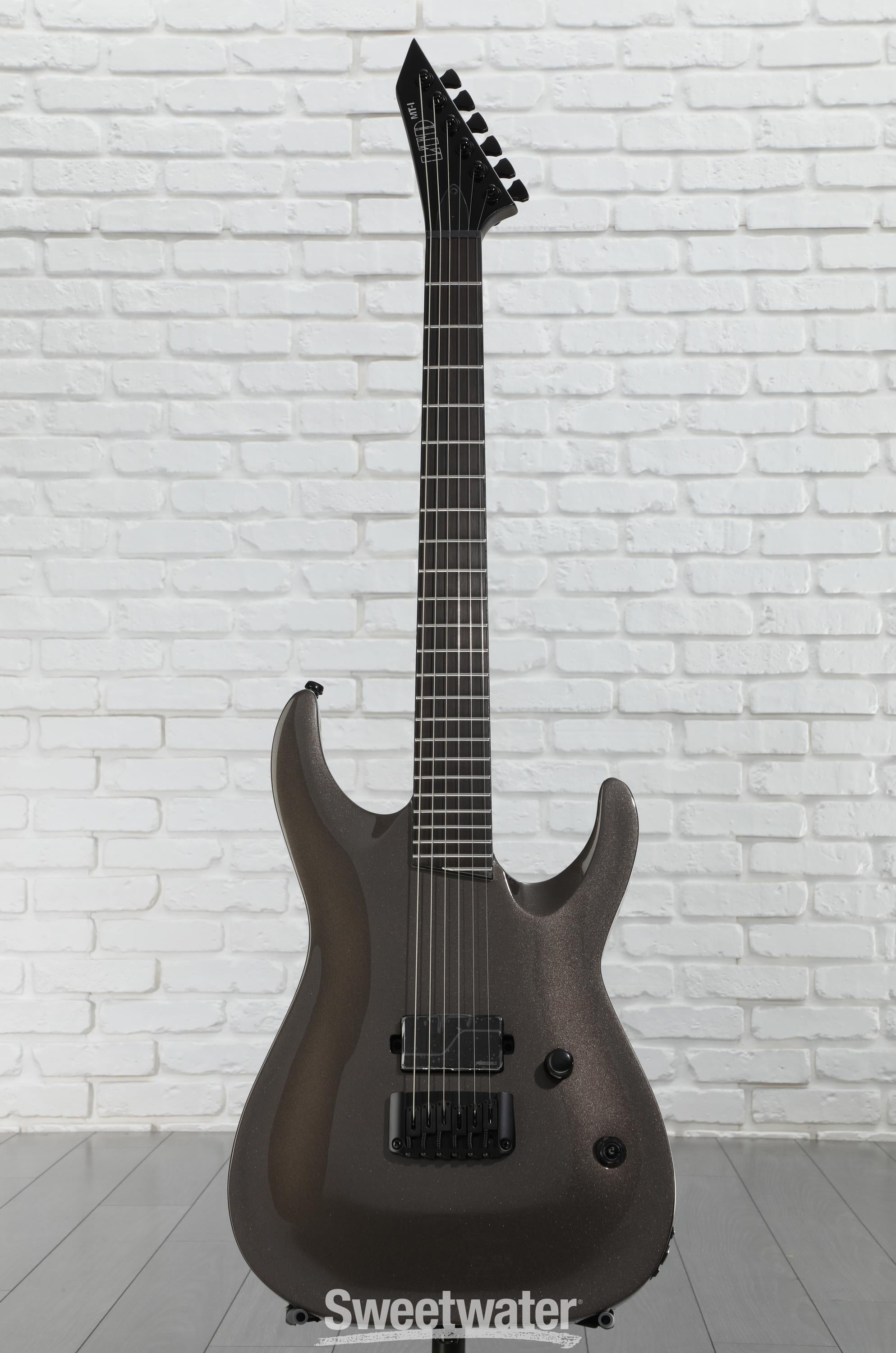 ESP LTD Mick Thomson MT-1 Signature Electric Guitar - Obsidian Metallic ...