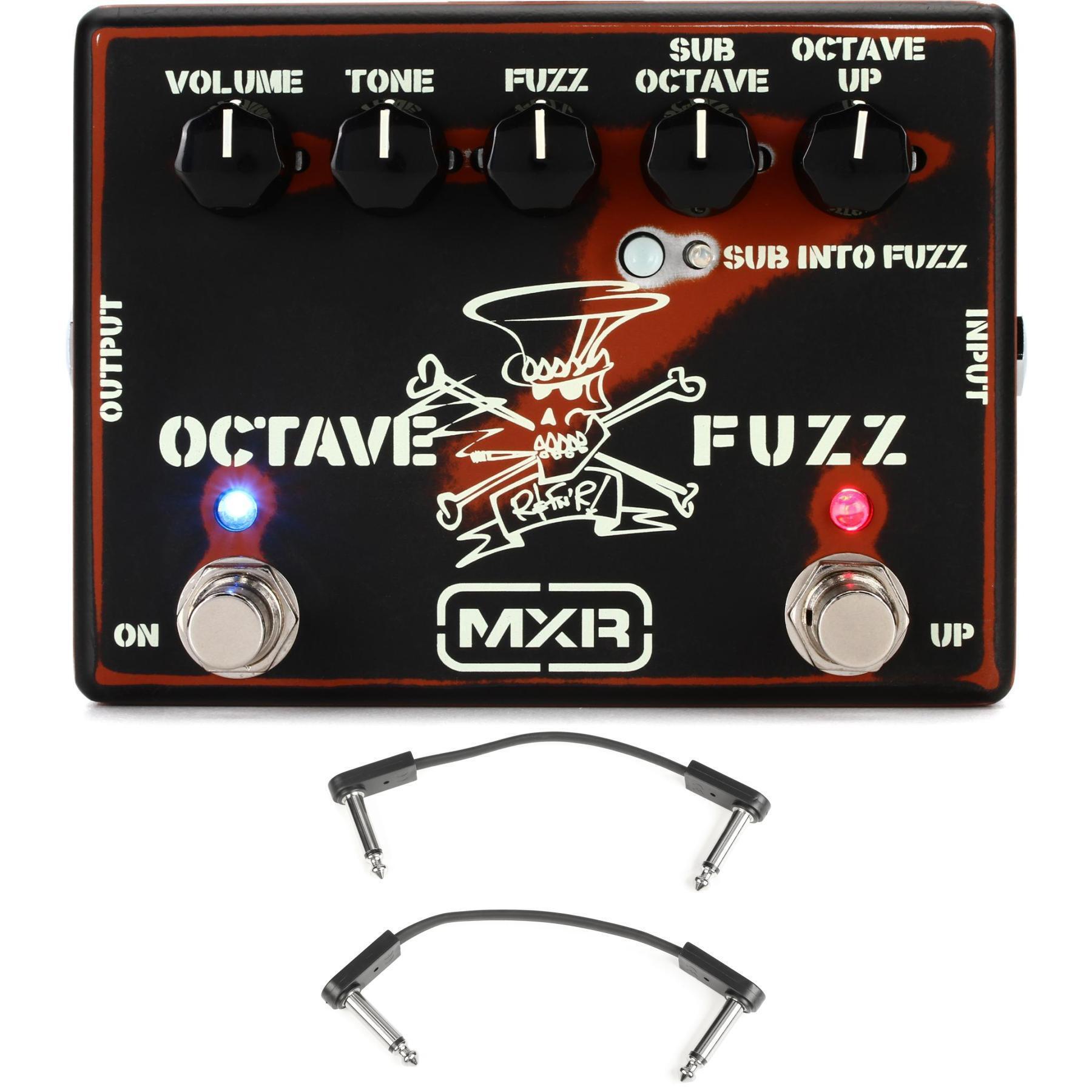 MXR Slash Octave Fuzz Pedal with EBS Patch Cables | Sweetwater