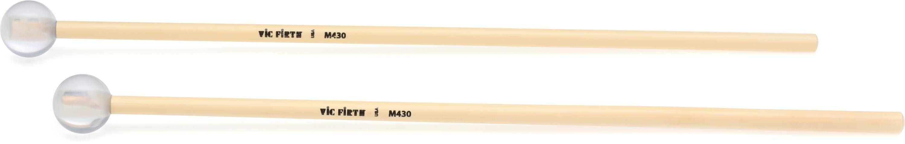 Vic Firth M430 Articulate Series Keyboard Mallets - Round Lexan Core ...
