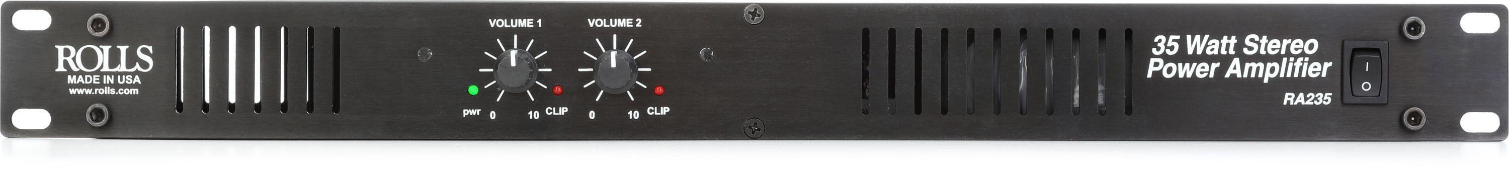 Rolls RA235 Stereo 35W/Ch Power Amp | Sweetwater