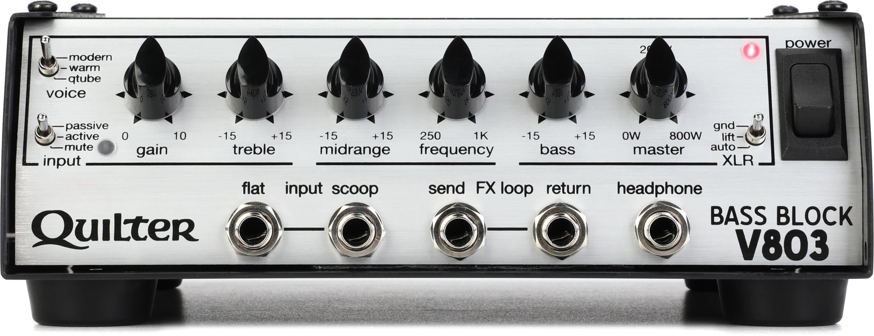 Quilter Labs Bass Block V803 800 Watt Bass Amp Head Sweetwater