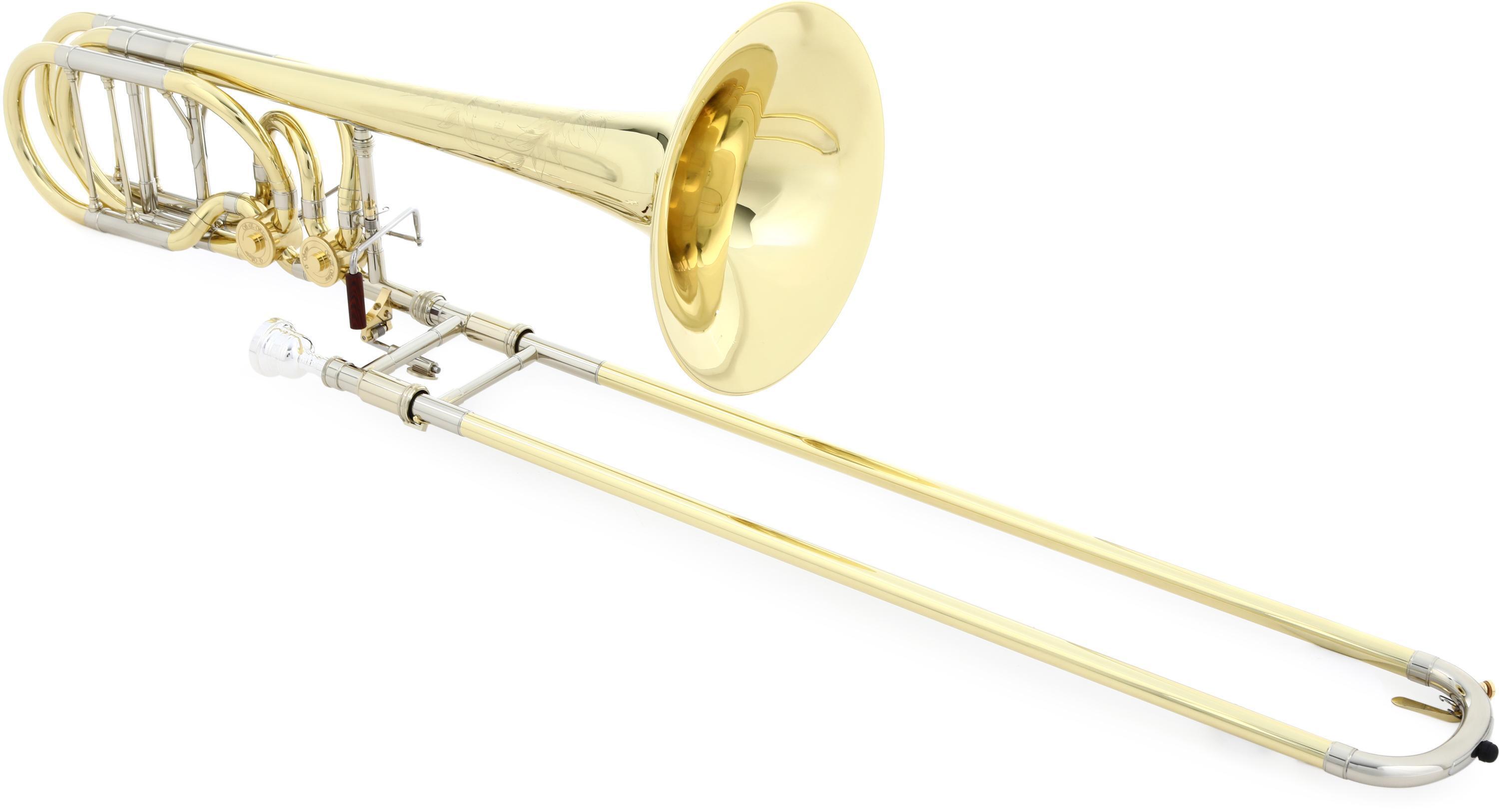 S.E. Shires TBQ36YR Bass Trombone - QII Taper Bell - Independent Rotors ...