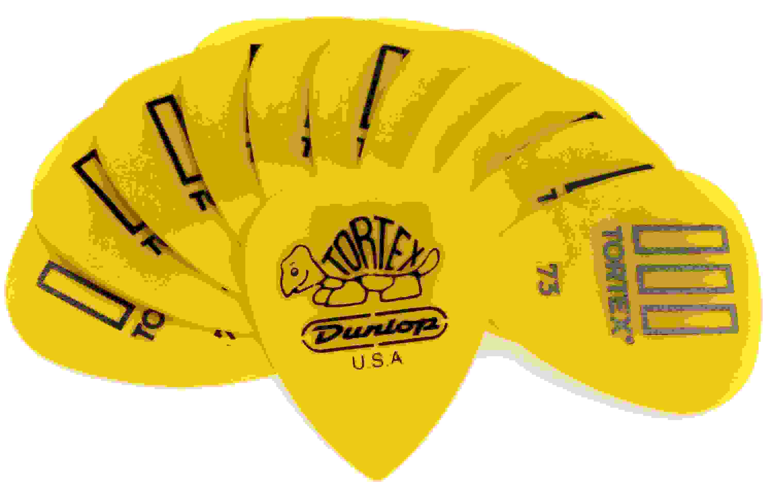 Dunlop Tortex TIII Guitar Picks - .73mm Yellow (12-pack) | Sweetwater