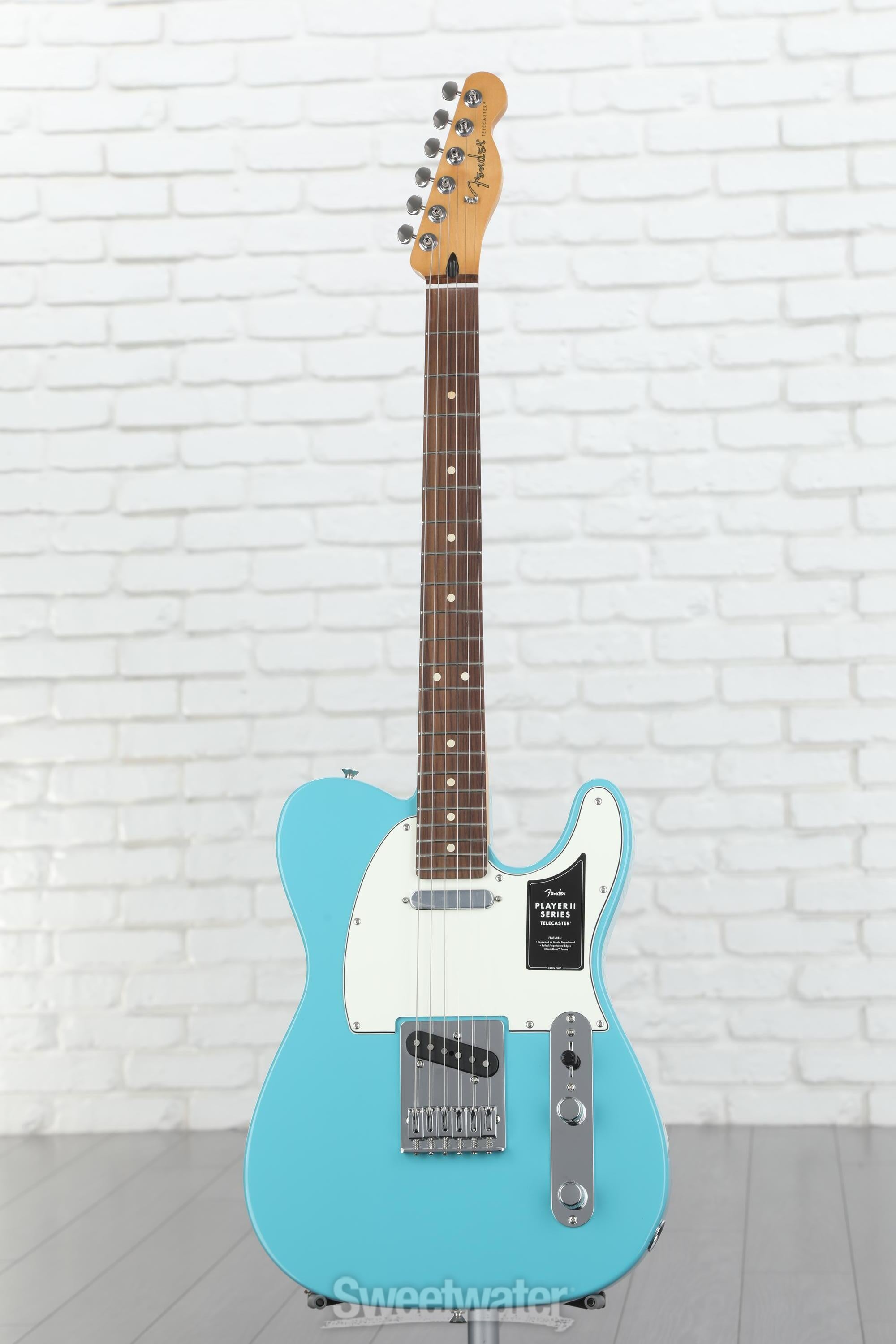 Fender Player II Telecaster Electric Guitar - Aquatone Blue with ...