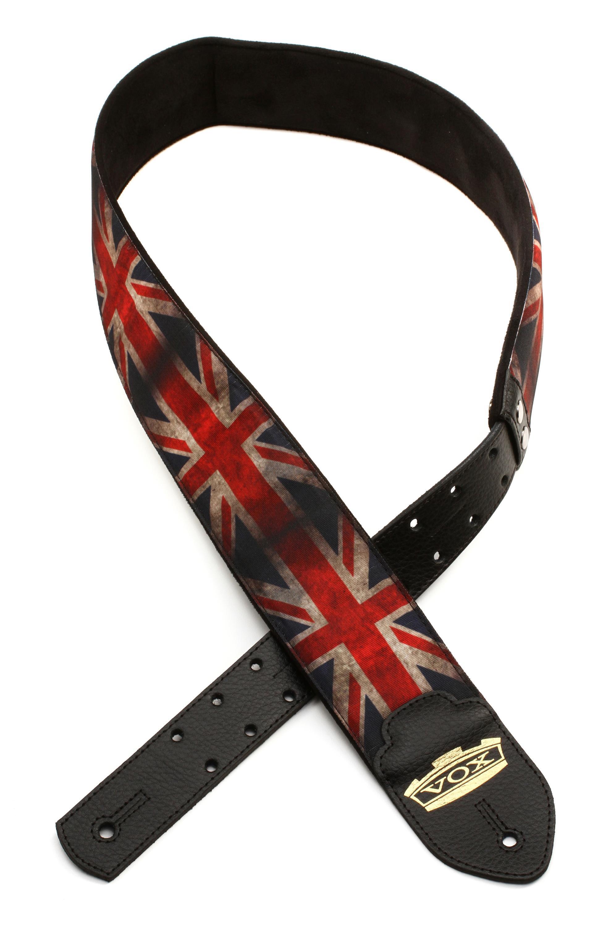 Vox Union Jack Strap - Funky Black | Sweetwater
