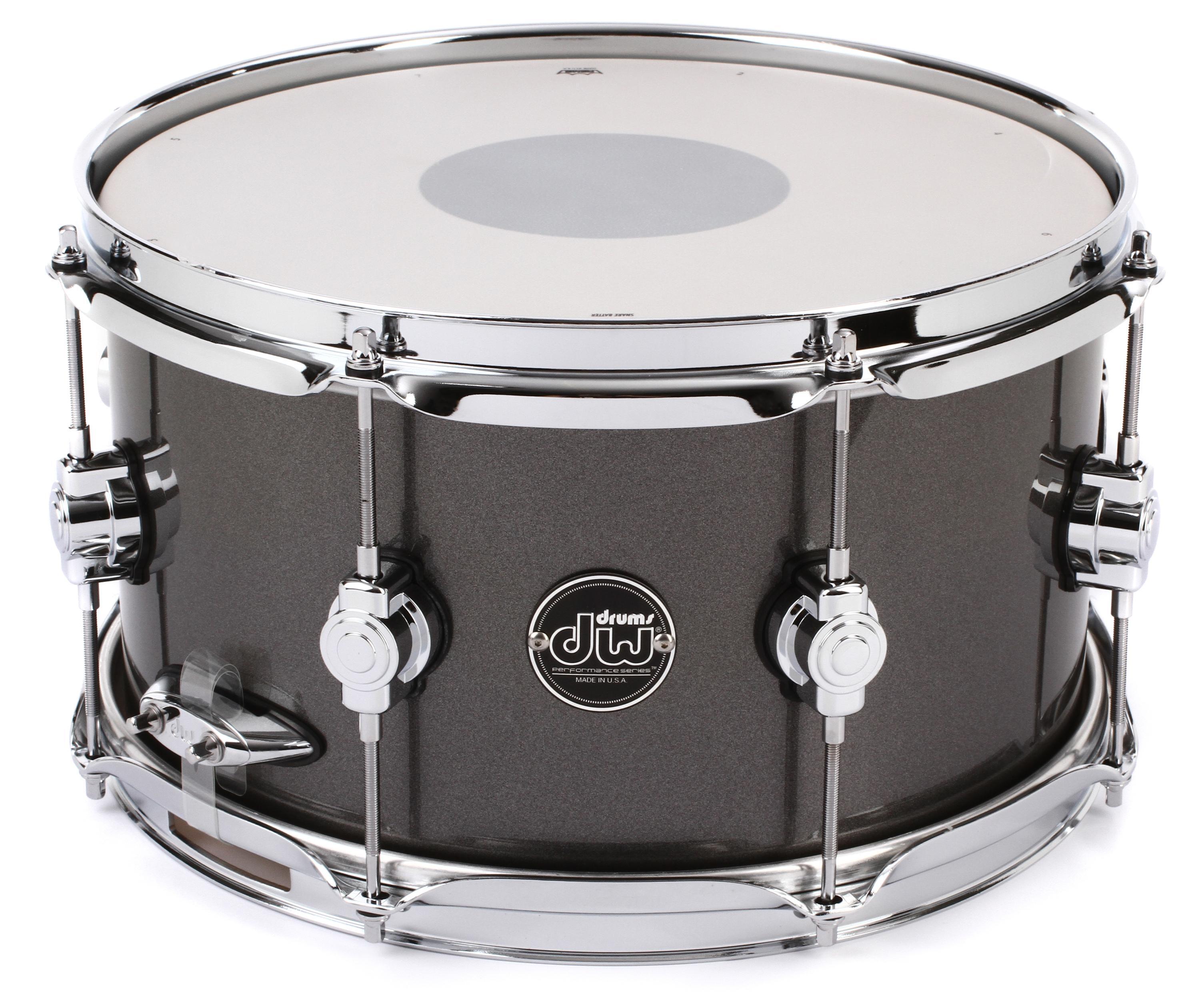 DW Performance Series Snare Drum - 7" x 13" Gun Metal Lacquer | Sweetwater