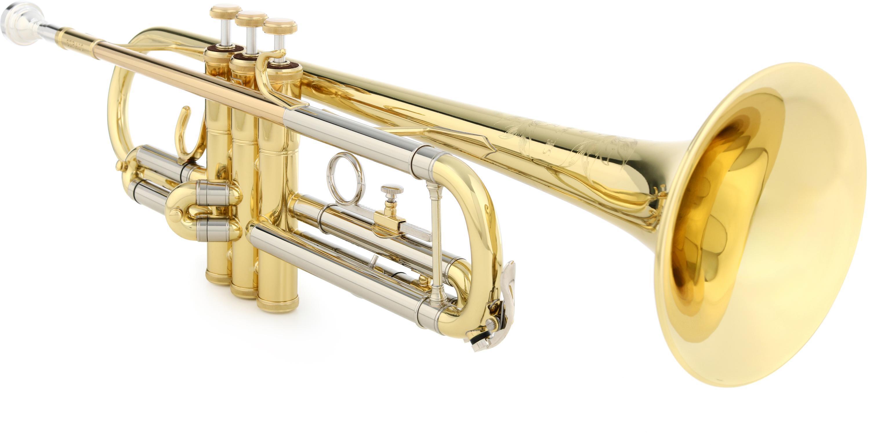 S.E. Shires STRA10 Model A Student Bb Trumpet - Clear Lacquer | Sweetwater