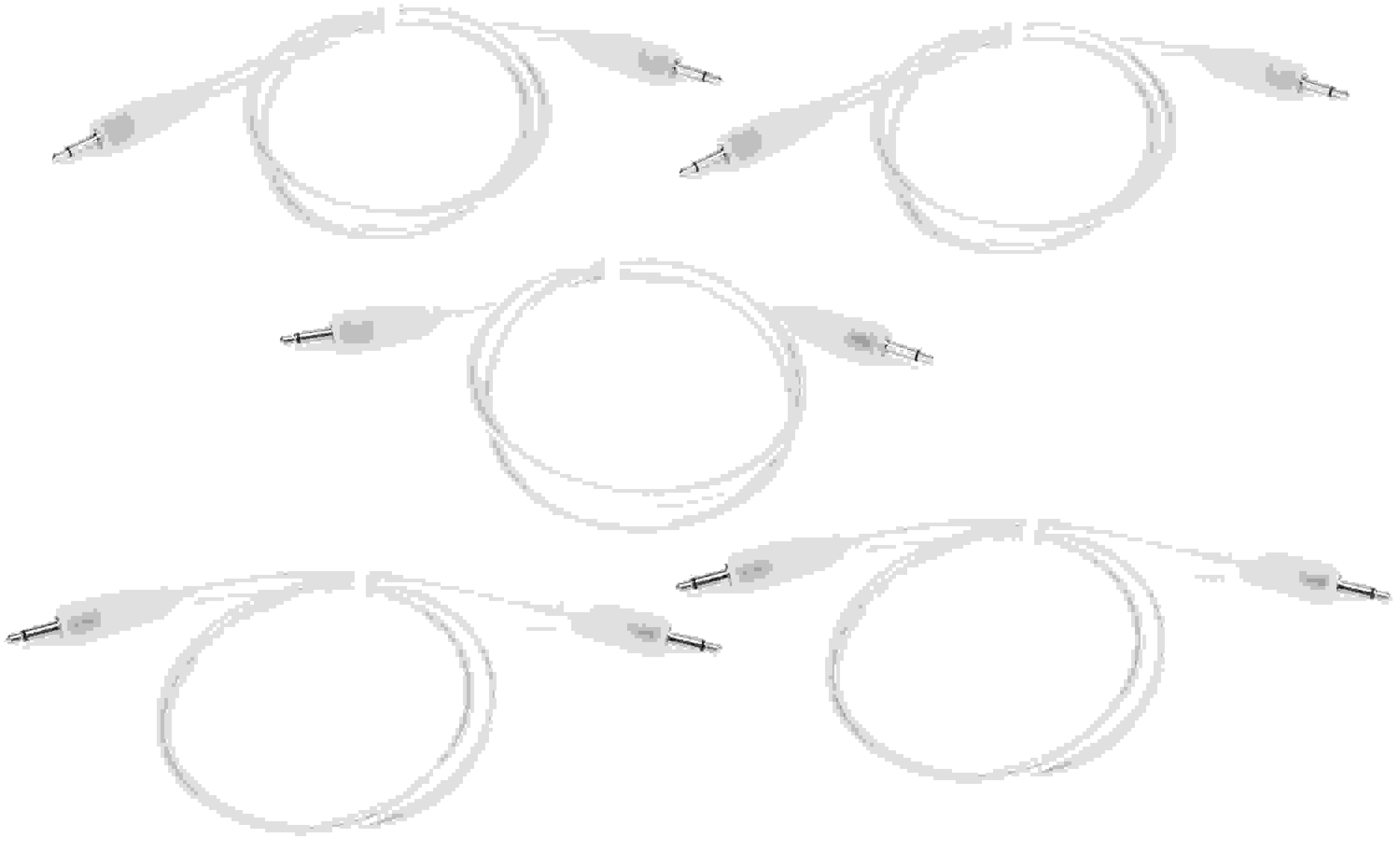 Analogue Solutions LED CV Patch Cable 5-pack - 1.9 foot | Sweetwater